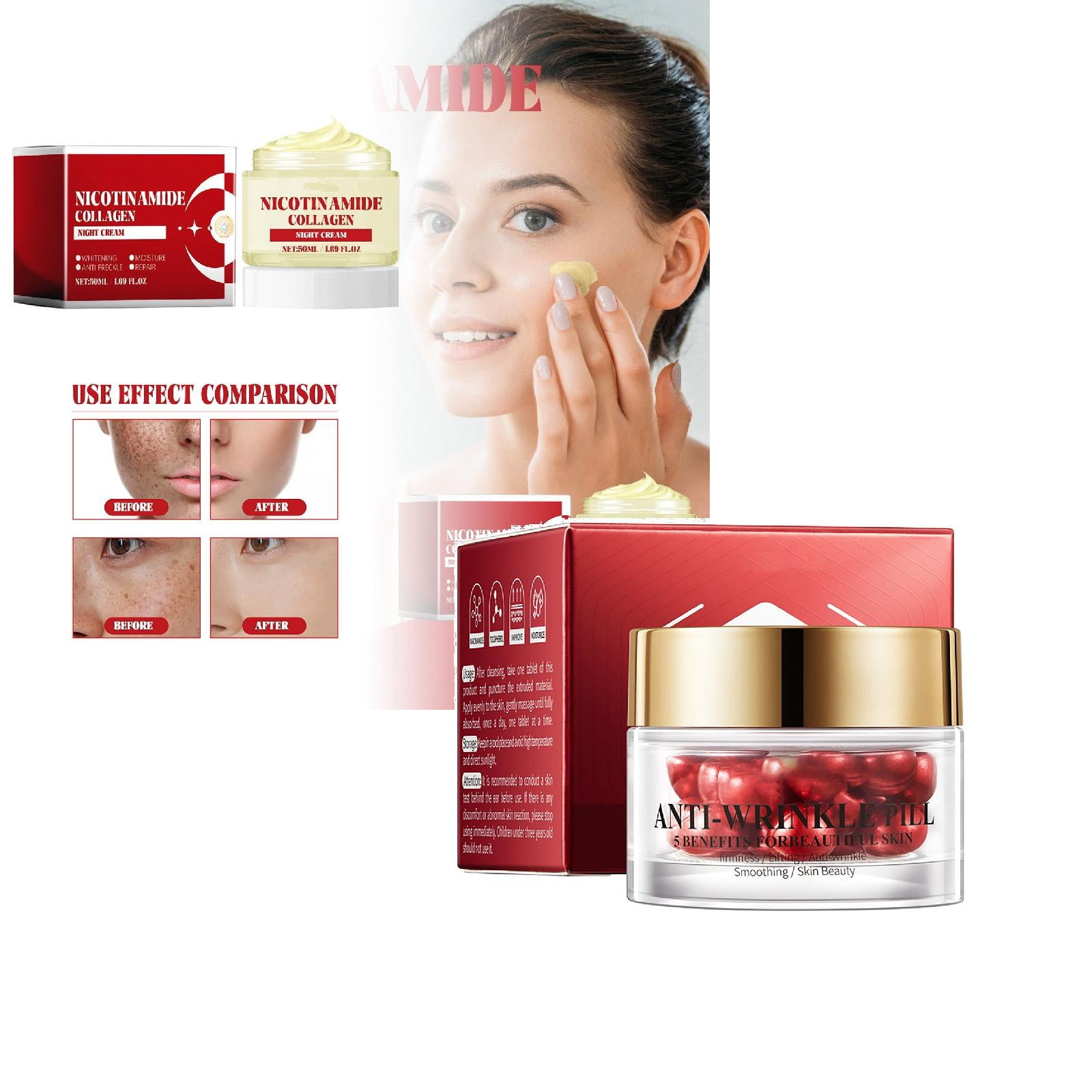Night Fade Facial & Fine Lines Hydrating & Moisturizing Skin & Formula ...