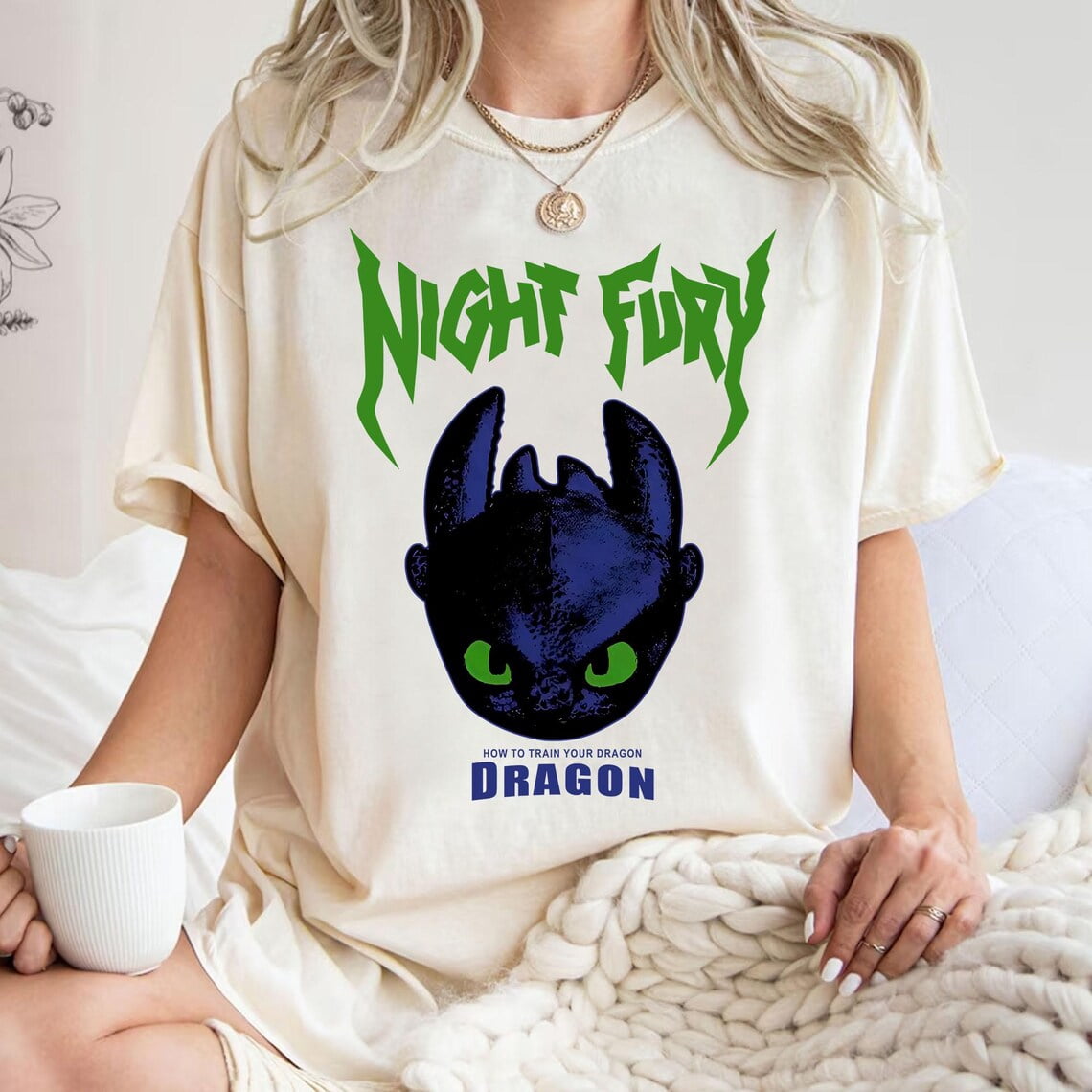 Night Fury Shirt, Toothless Dragon Tee, How to Train Your Dragon Fan ...