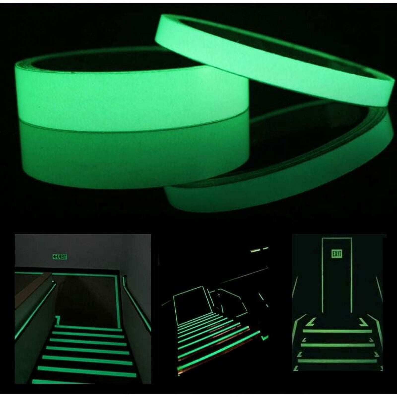 Night Glow Tape, Durable Photoluminescent Strip For Outdoor Stairs, Eco ...