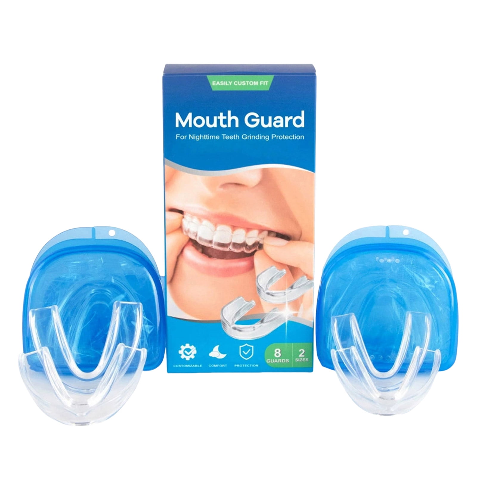 Night Guard Grinding Splint 2 Sizes: Moldable Reusable, Effective for ...