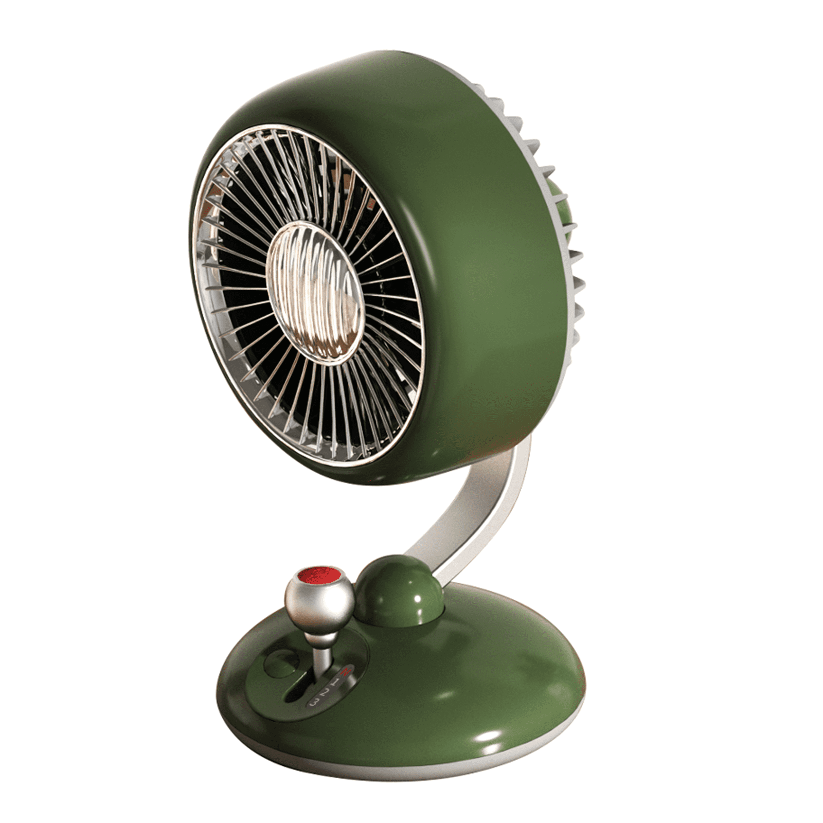 Night Lamp Desktop Electric Fan Handle Shift Lever Electric Fan with ...