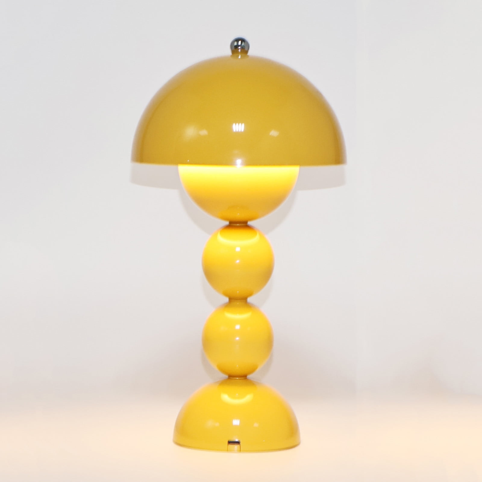 Night Lamp Lighting Mushroom Design Three Color LED Light for Bedroom ...