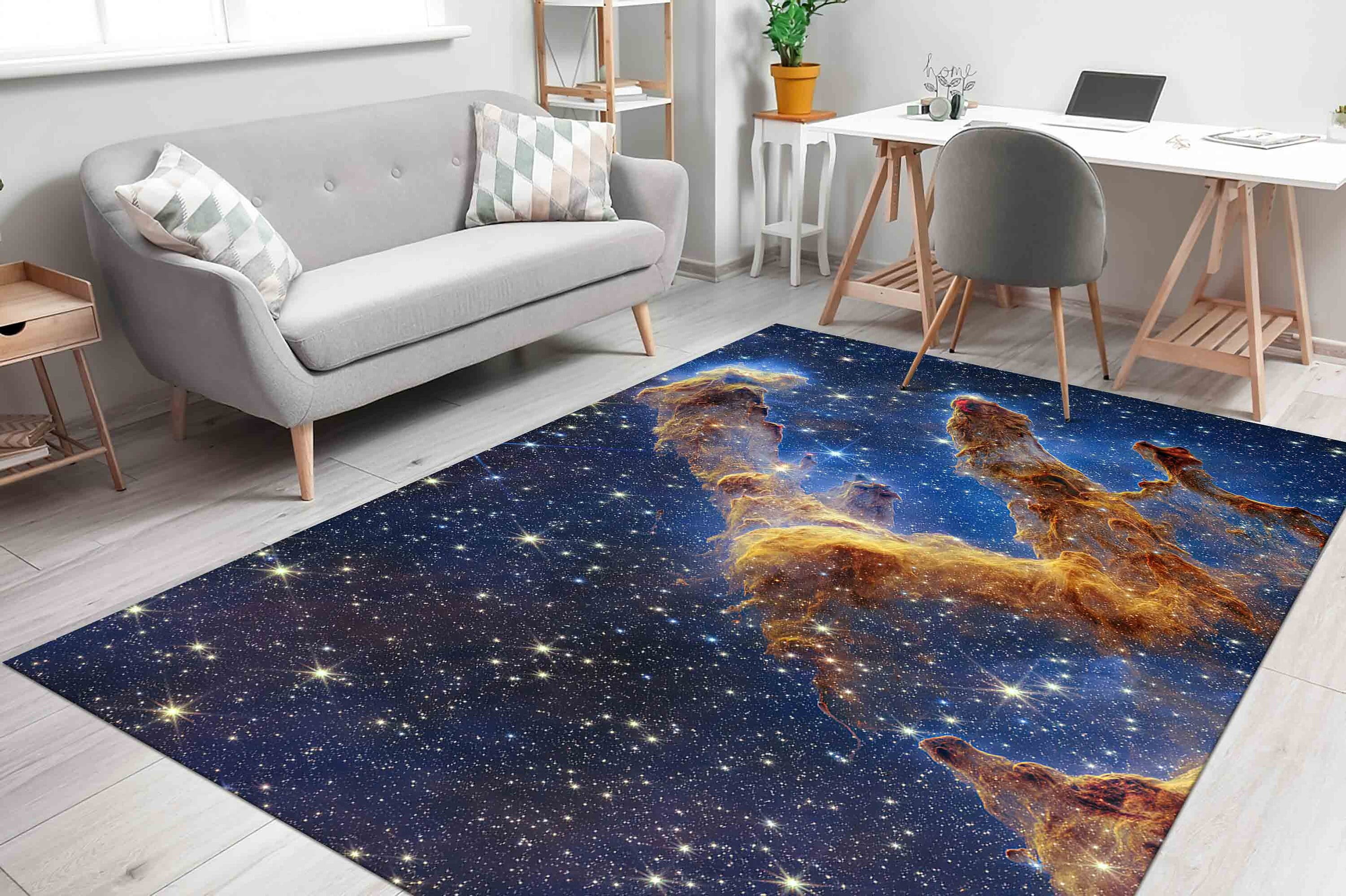 Night Landscape Rugs, Gift For Him Rug, Space Rugs, View Rugs, Popular ...