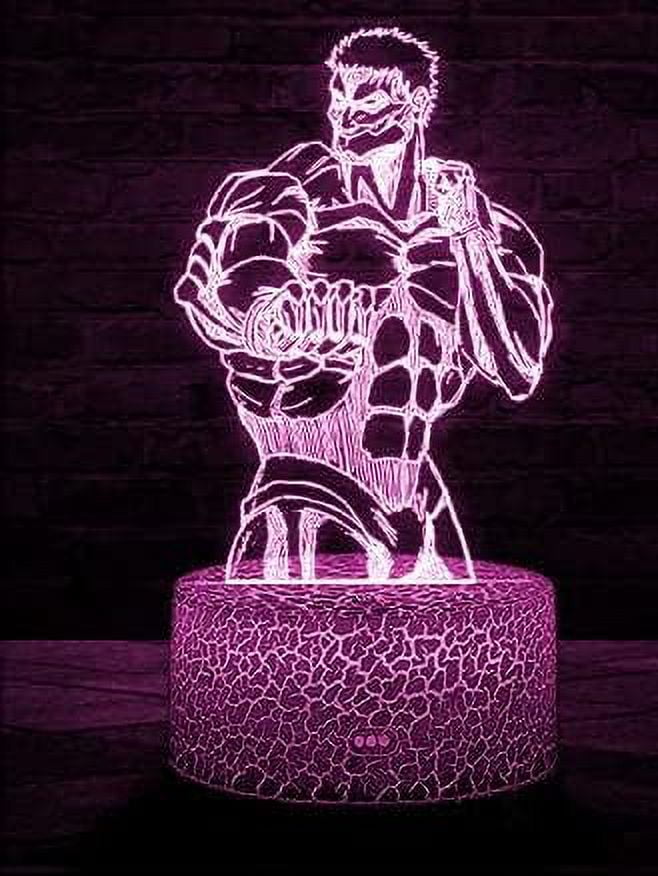 Night Light, 3D Illusion Lamp for Kids, Cartoon Anime&Game Character ...