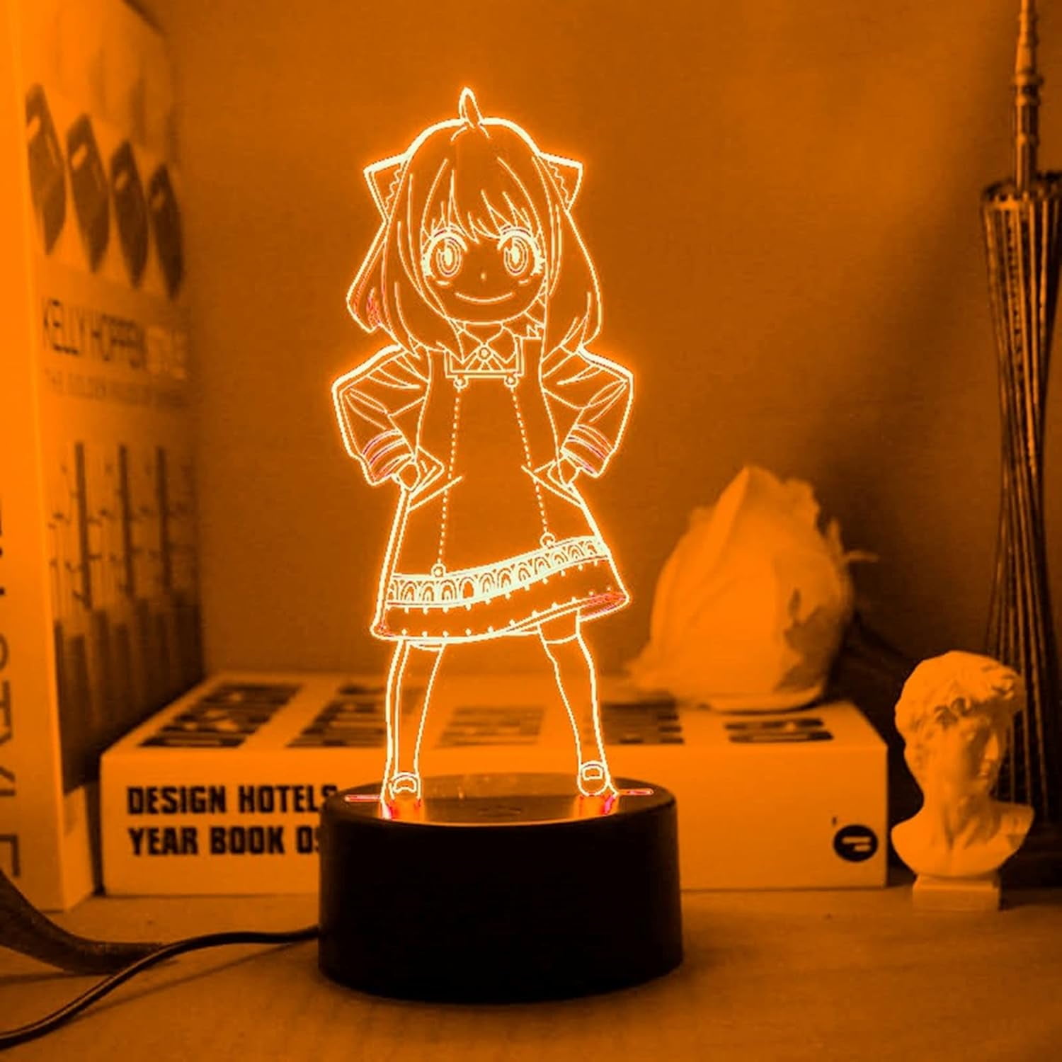 Night Light, 3D Illusion Lamp for Kids, Cartoon Anime&Game Character ...