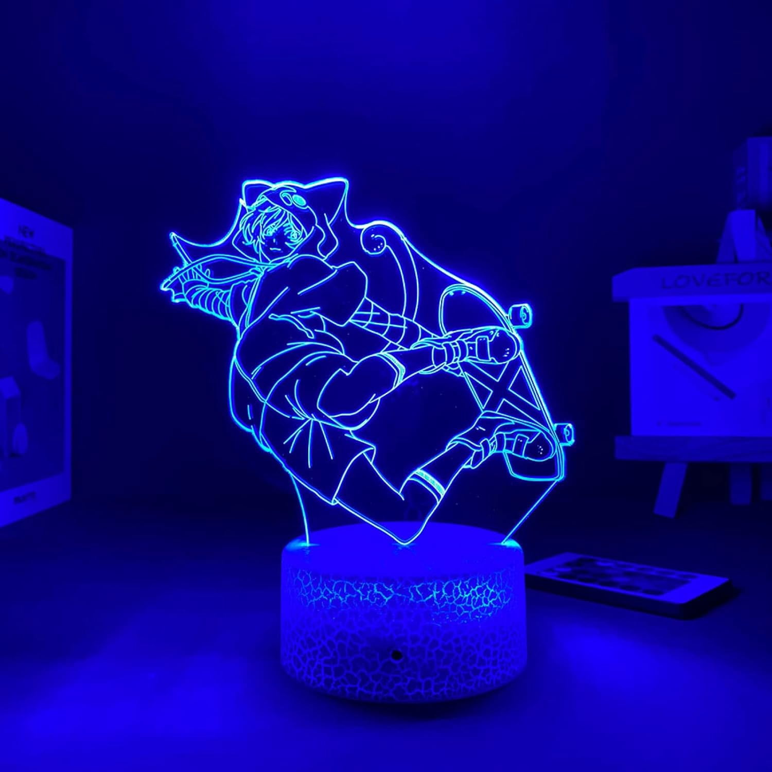 Night Light, 3D Illusion Lamp for Kids, Cartoon Anime&Game Character ...
