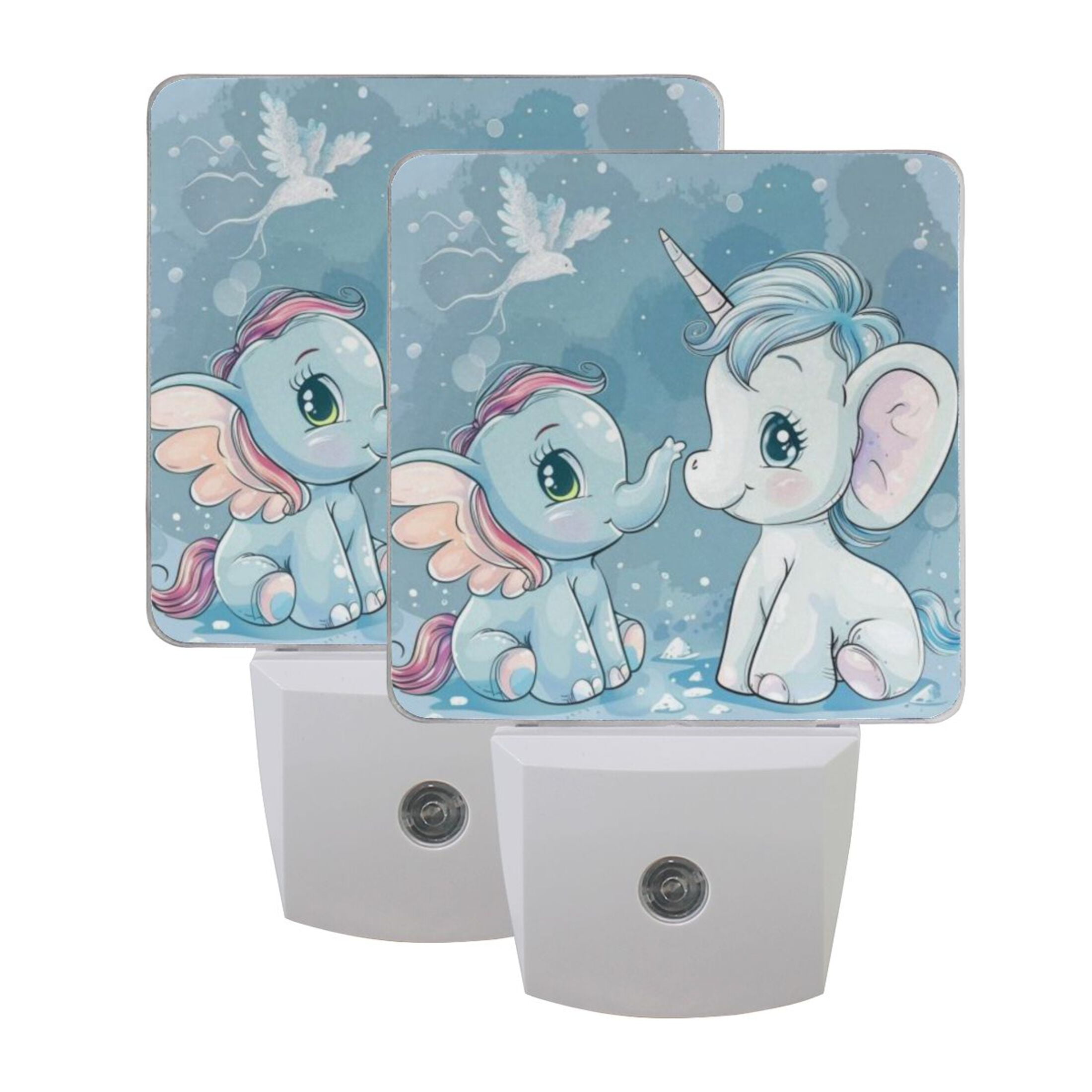 Night Light 3x4.5x1.4In LED Sensor Night Light Instruction Bedroom Baby ...