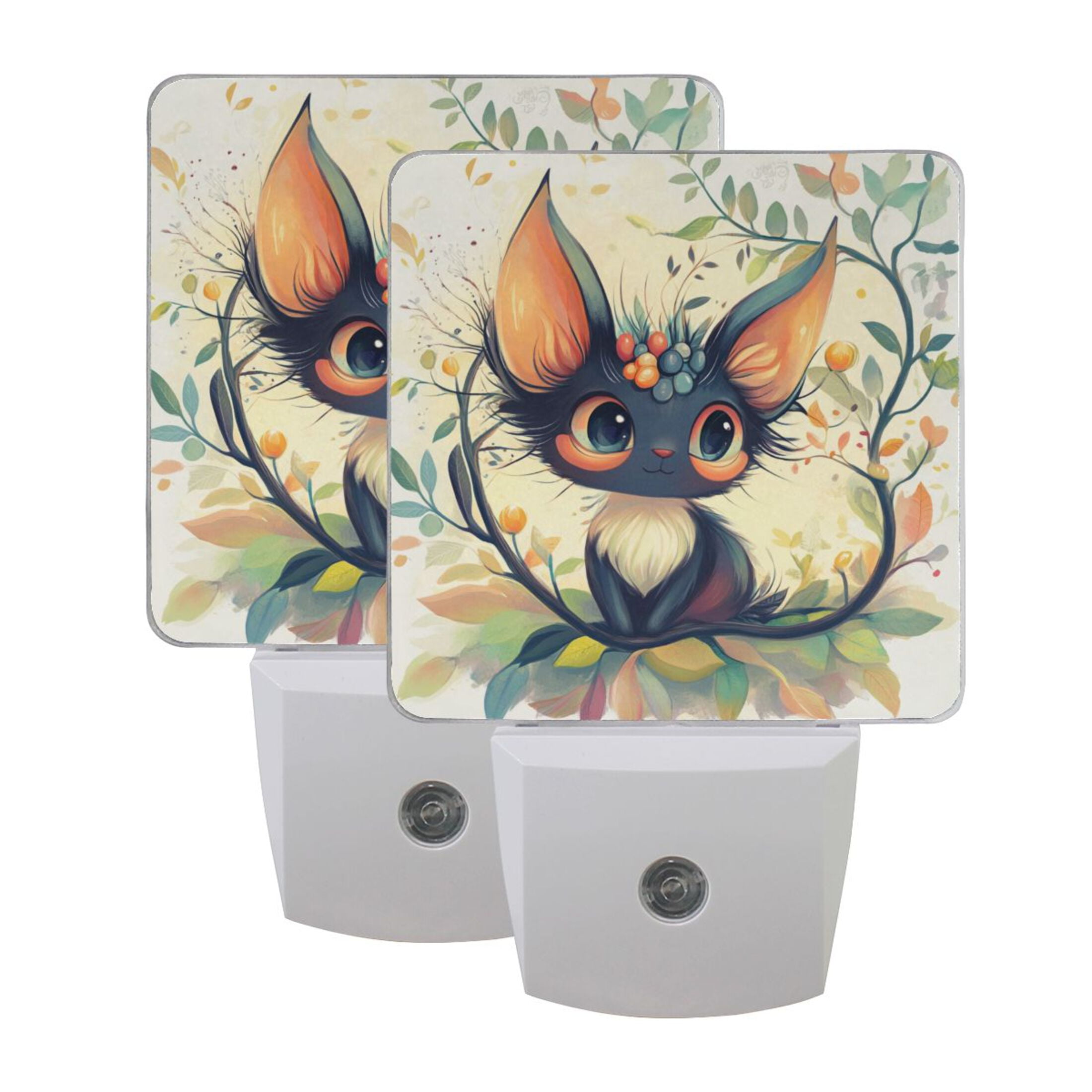 Night Light 3x4.5x1.4In LED Sensor Night Light Instruction Bedroom Baby ...