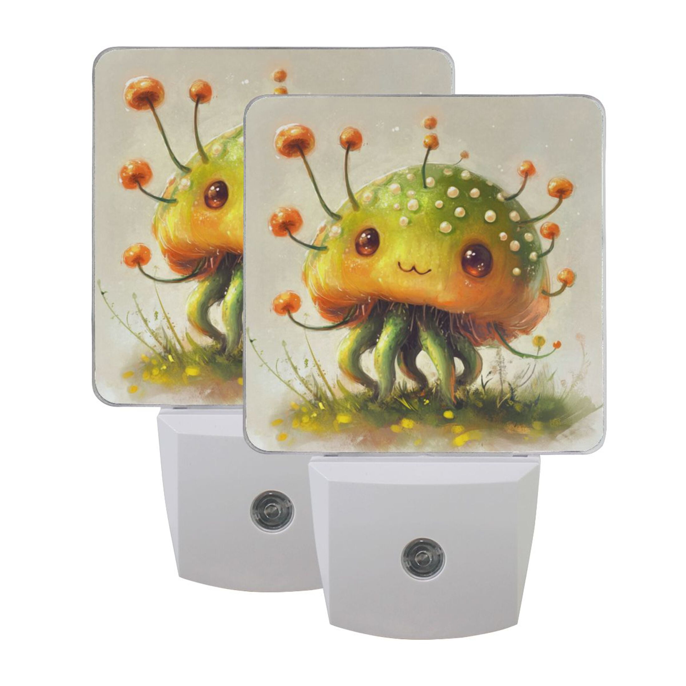 Night Light 3x4.5x1.4In LED Sensor Night Light Instruction Bedroom Baby ...