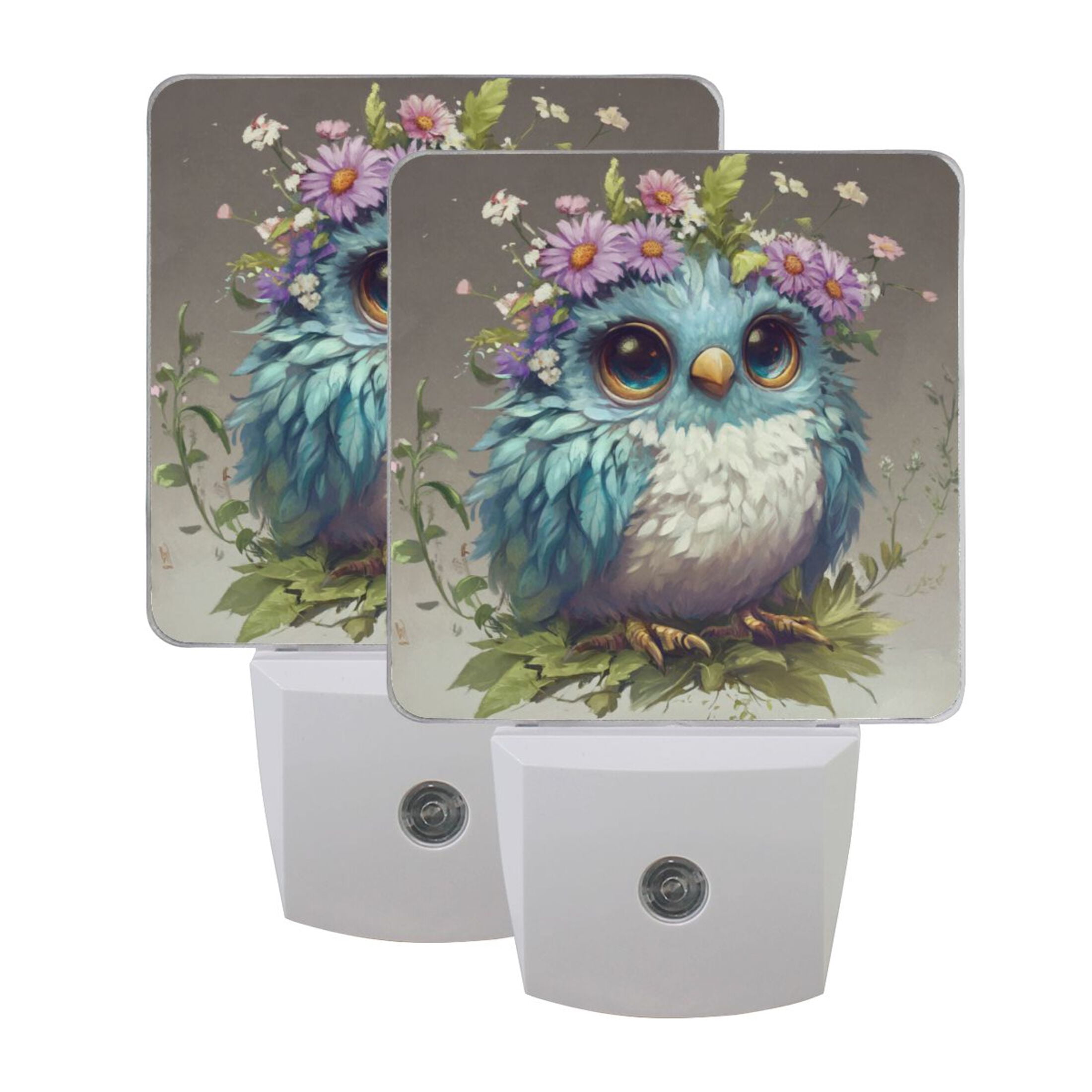 Night Light 3x4.5x1.4In LED Sensor Night Light Instruction Bedroom Baby ...