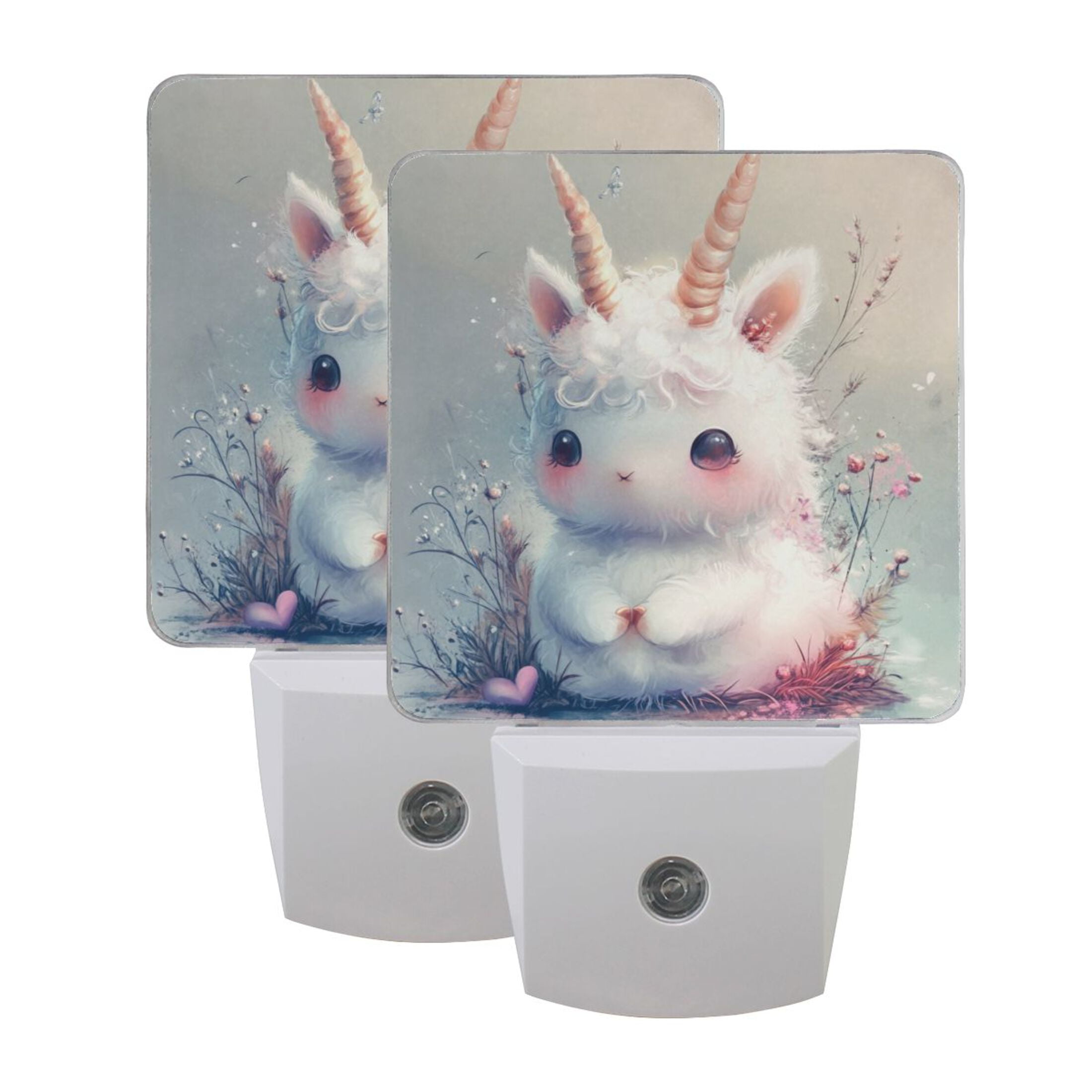 Night Light 3x4.5x1.4In LED Sensor Night Light Instruction Bedroom Baby ...