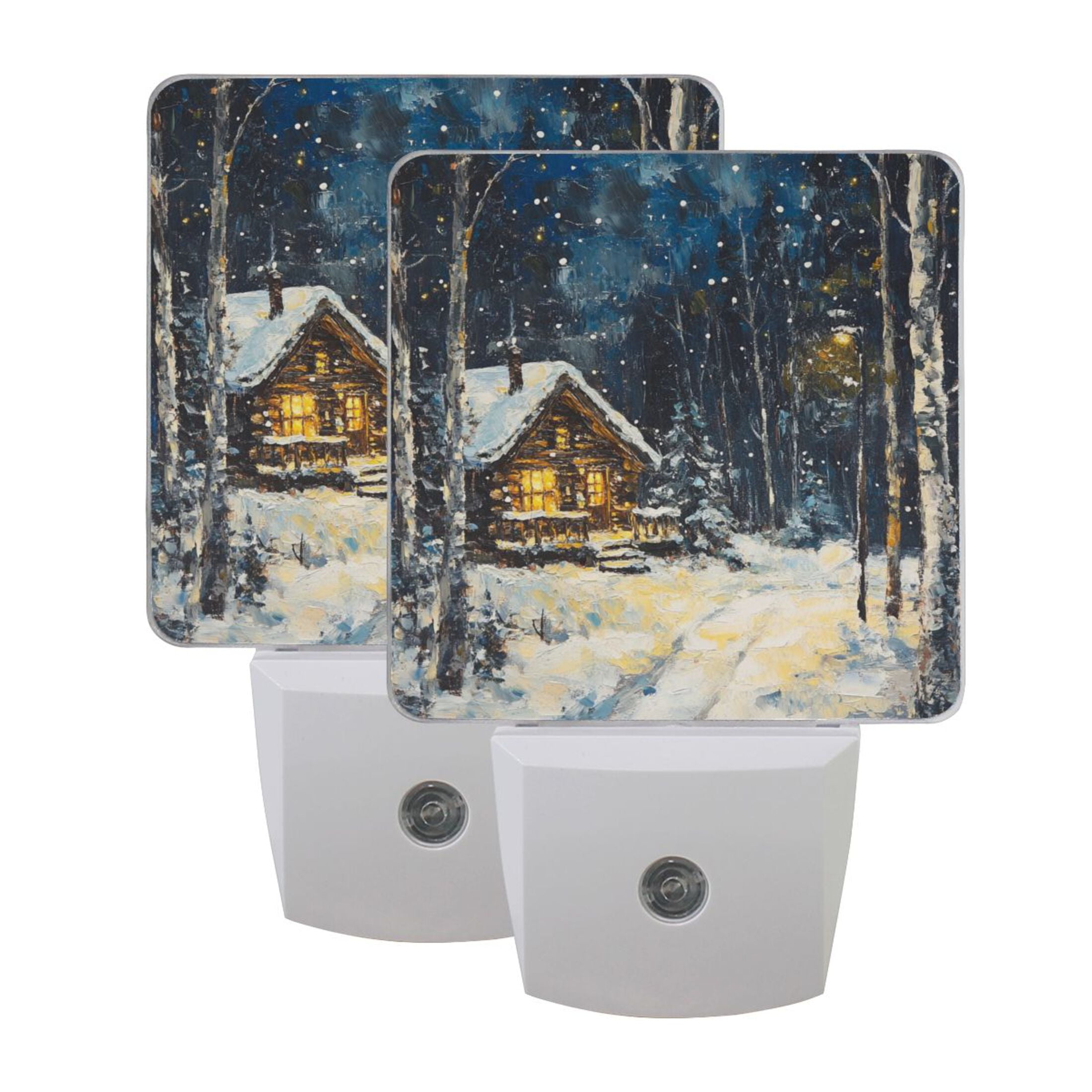 Night Light 3x4.5x1.4In LED Sensor Night Light Instruction Bedroom Baby ...