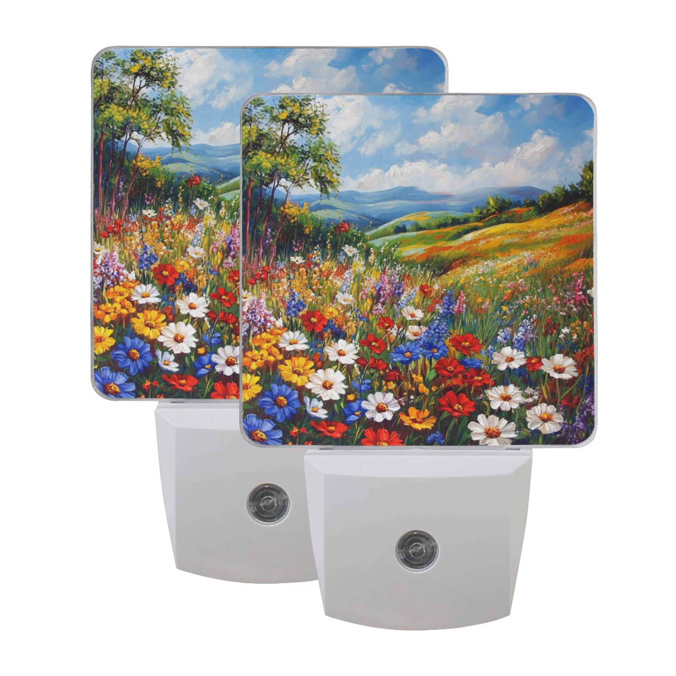 Night Light 3x4.5x1.4In LED Sensor Night Light Instruction Bedroom Baby ...