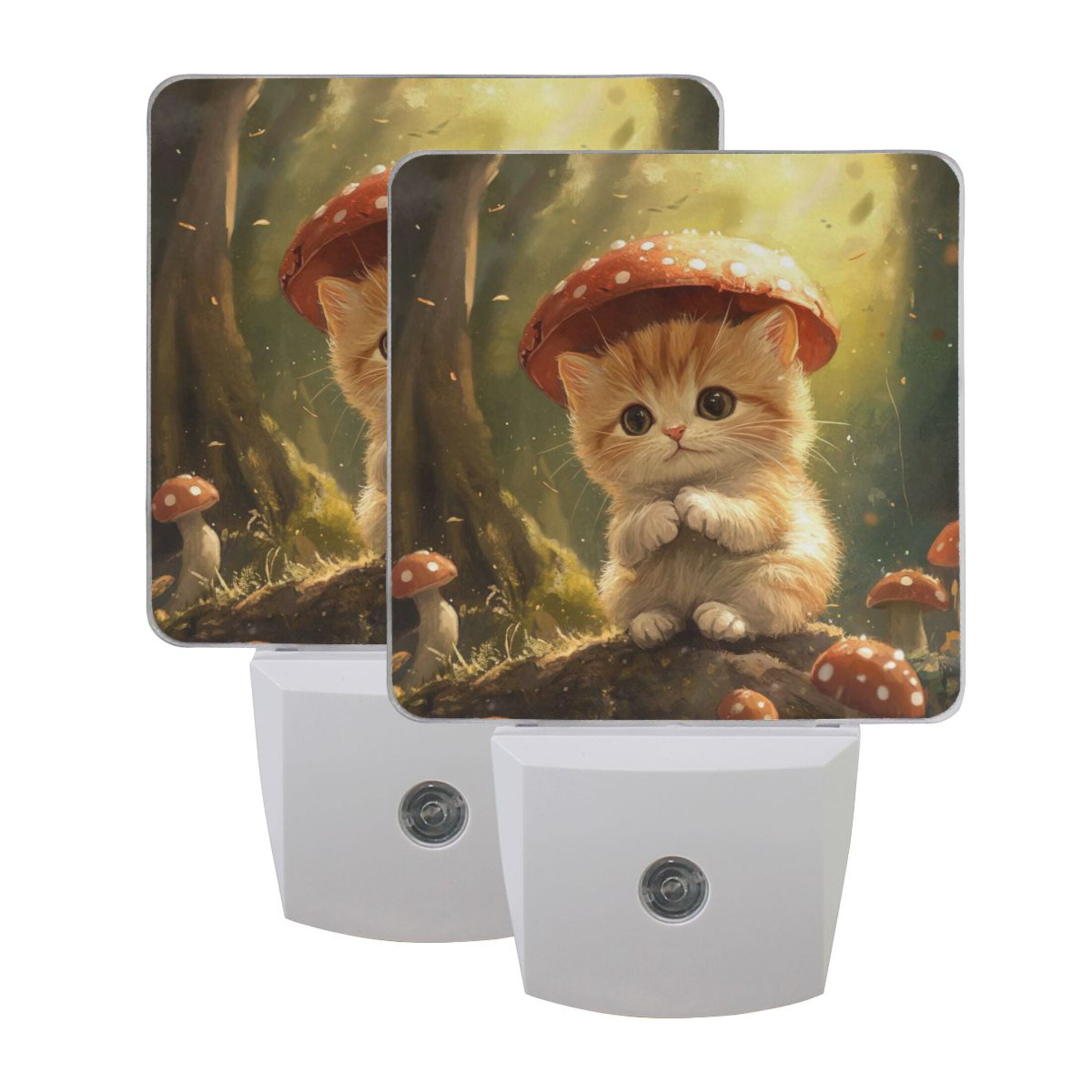 Night Light 3x4.5x1.4In LED Sensor Night Light Instruction Bedroom Baby ...