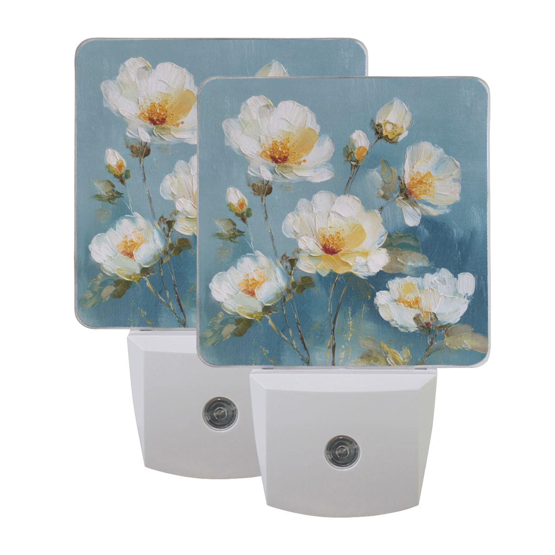 Night Light 3x4.5x1.4In LED Sensor Night Light Instruction Bedroom Baby ...