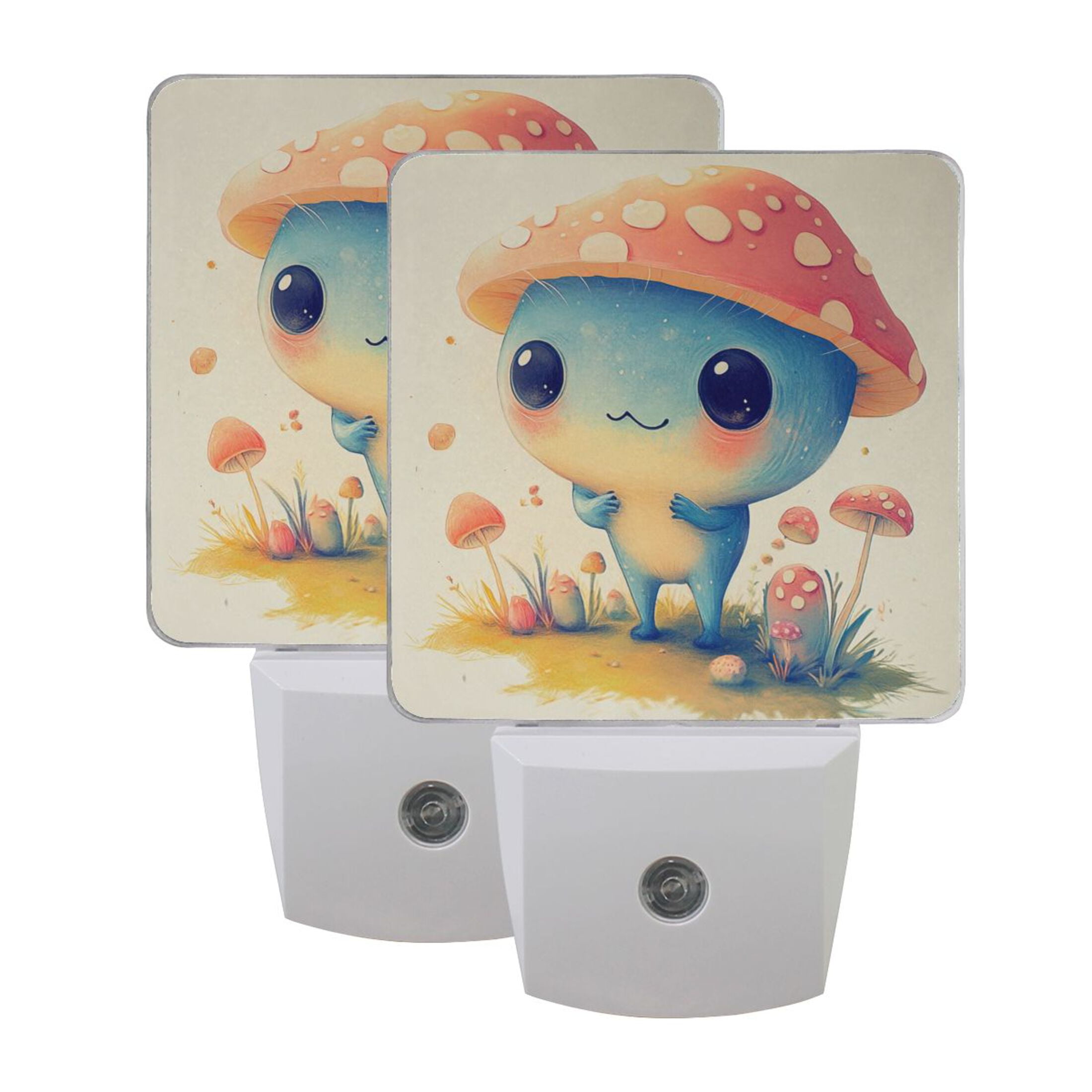 Night Light 3x4.5x1.4In LED Sensor Night Light Instruction Bedroom Baby ...