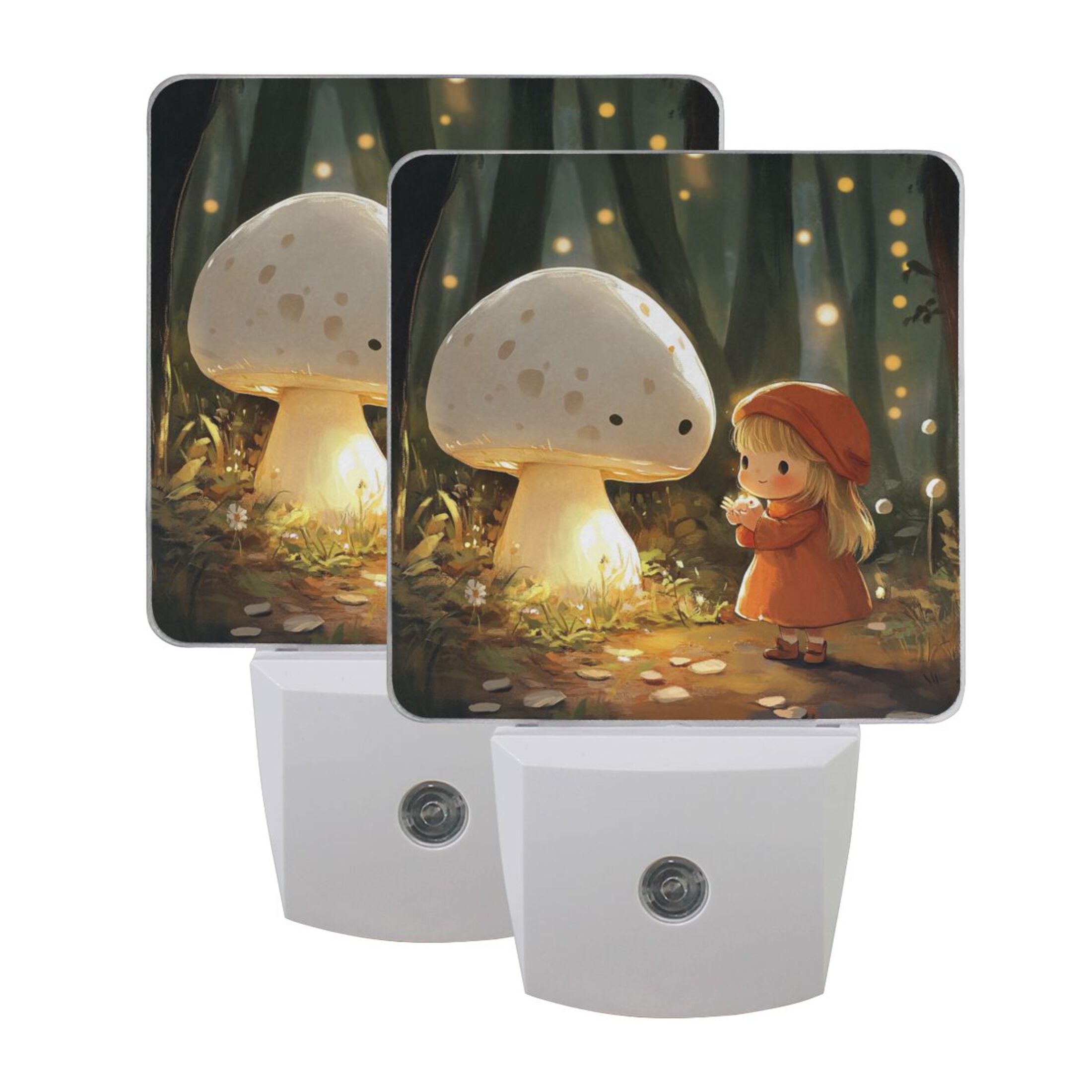 Night Light 3x4.5x1.4In LED Sensor Night Light Instruction Bedroom Baby ...