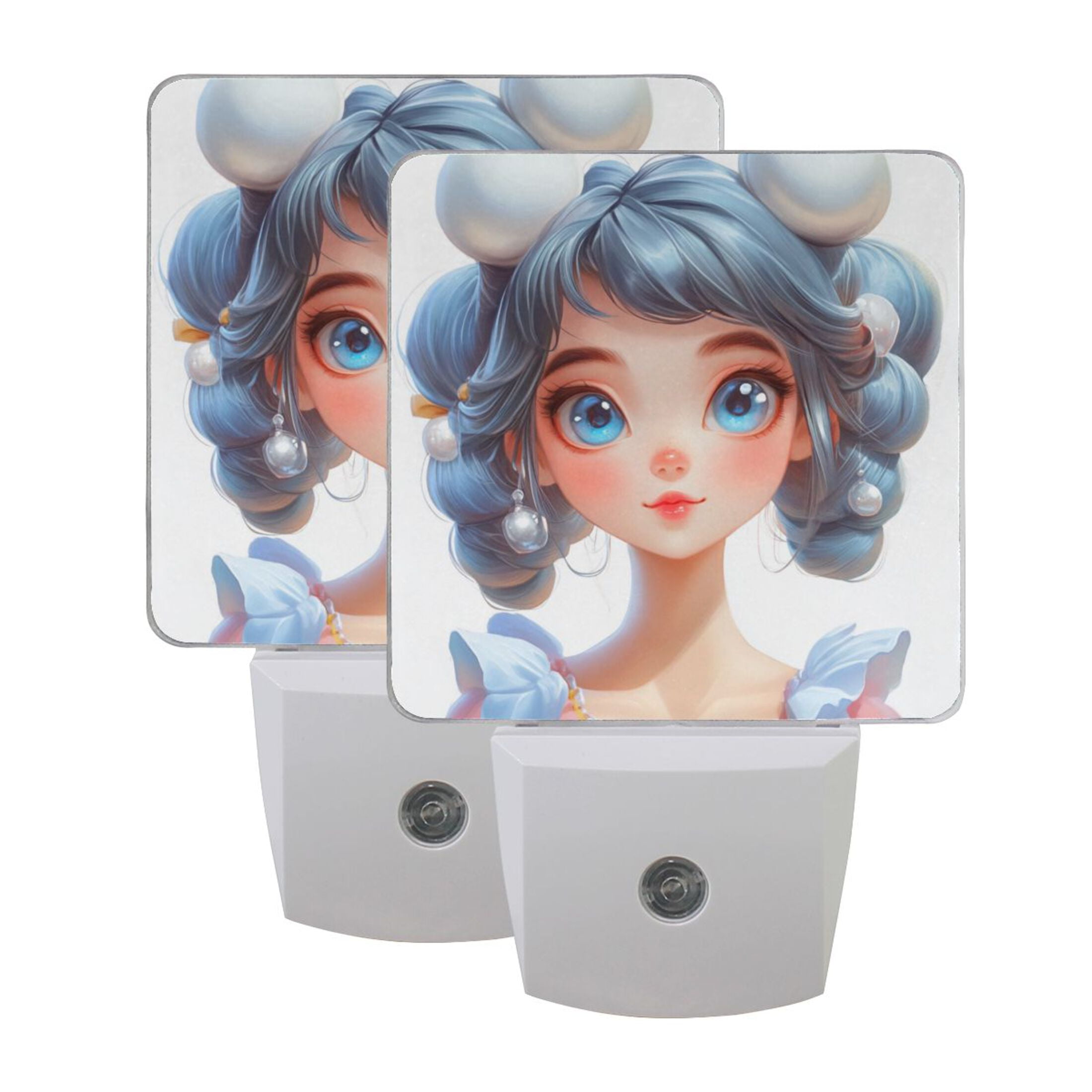 Night Light 3x4.5x1.4In LED Sensor Night Light Instruction Bedroom Baby ...