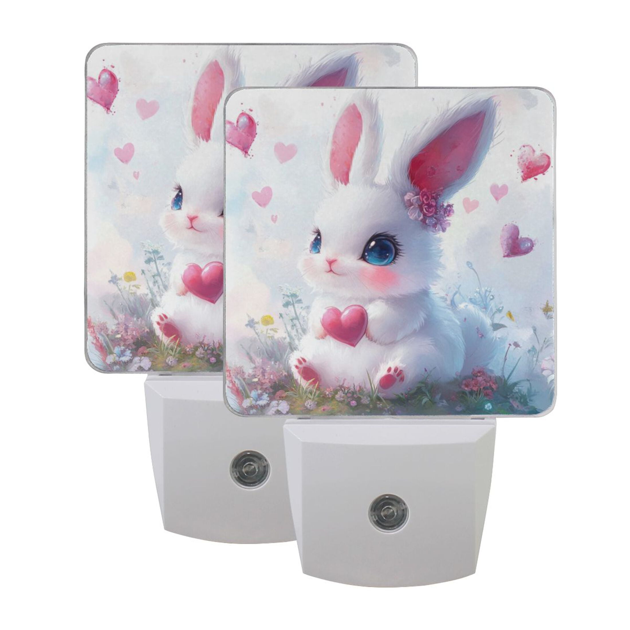 Night Light 3x4.5x1.4In LED Sensor Night Light Instruction Bedroom Baby ...