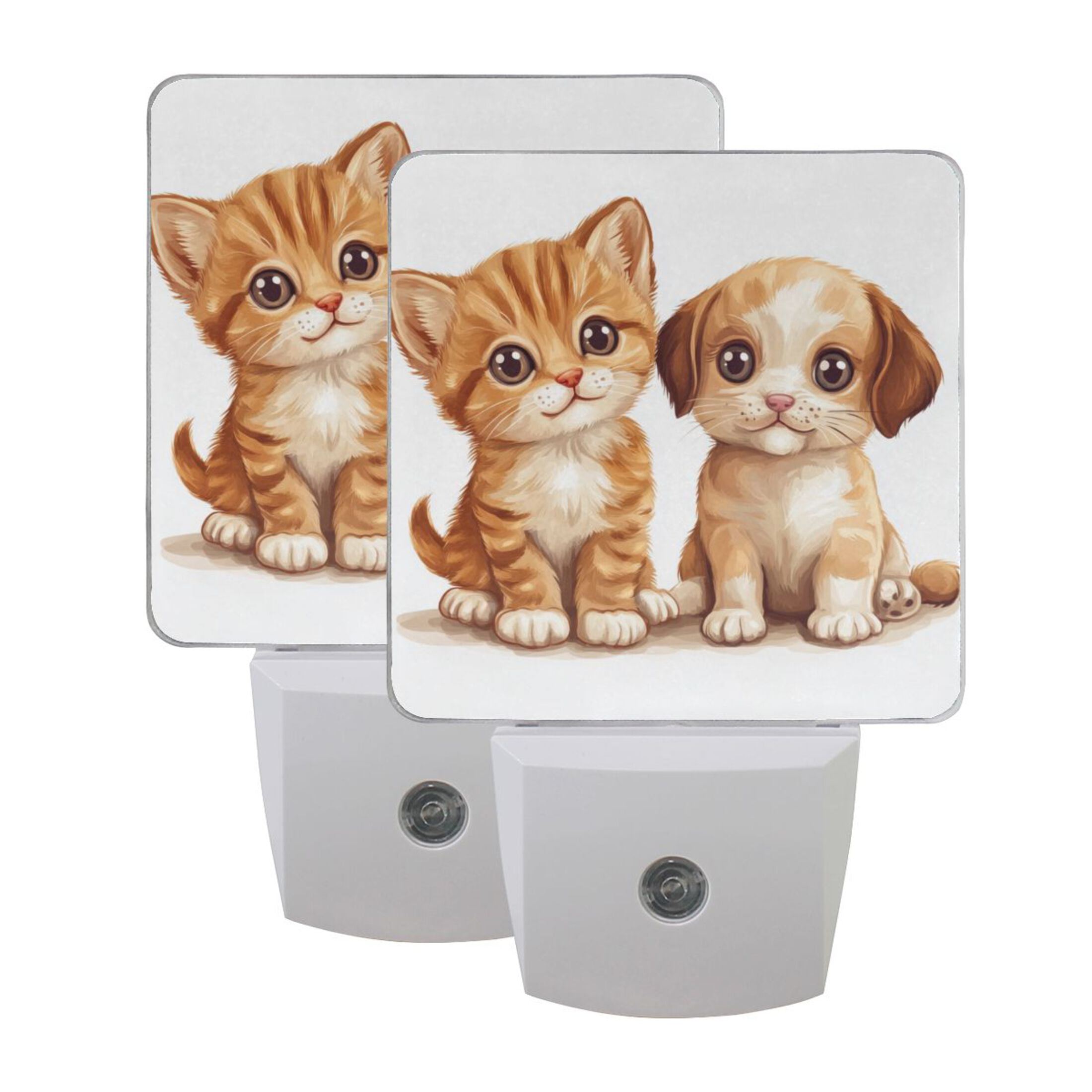 Night Light 3x4.5x1.4In LED Sensor Night Light Instruction Bedroom Baby ...