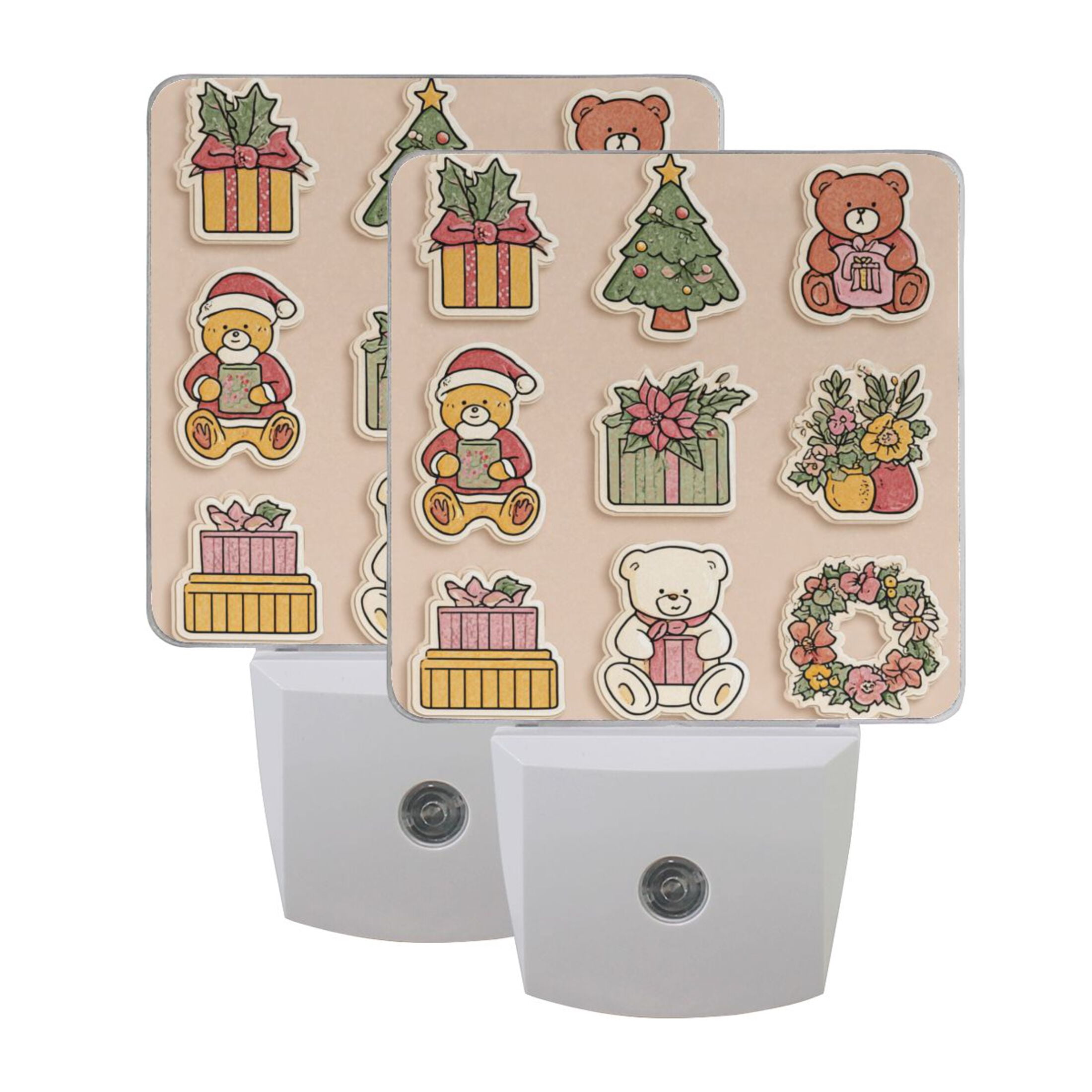 Night Light 3x4.5x1.4In LED Sensor Night Light Instruction Bedroom Baby ...