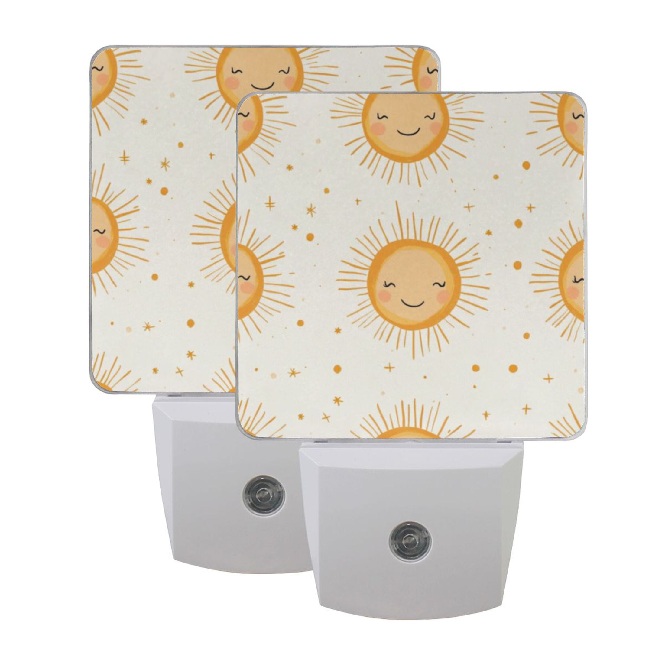 Night Light 3x4.5x1.4In LED Sensor Night Light Instruction Bedroom Baby ...