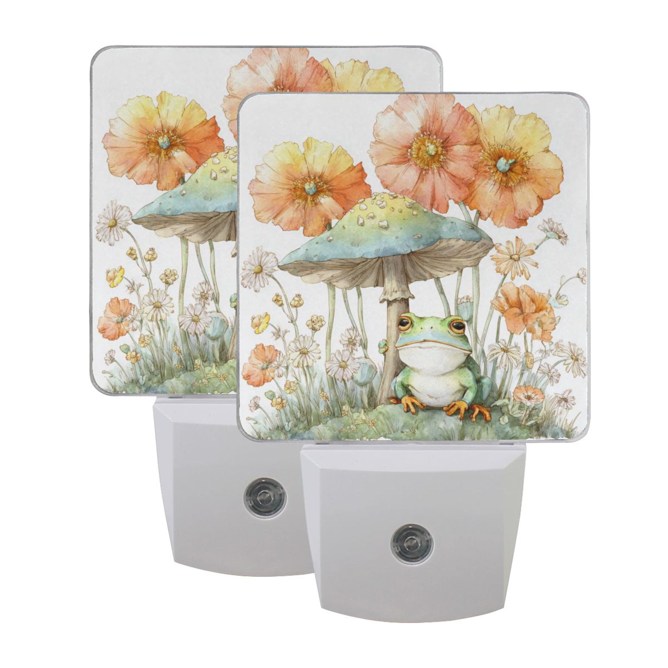 Night Light 3x4.5x1.4In LED Sensor Night Light Instruction Bedroom Baby ...