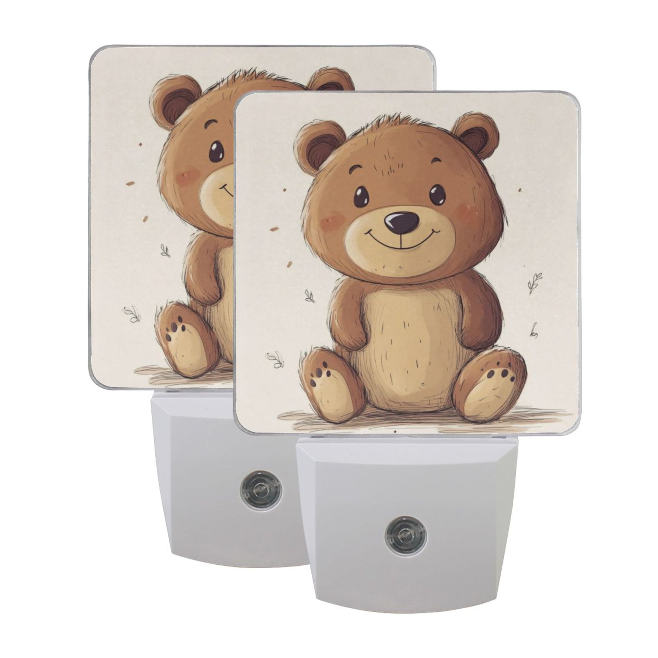Night Light 3x4.5x1.4In LED Sensor Night Light Instruction Bedroom Baby ...