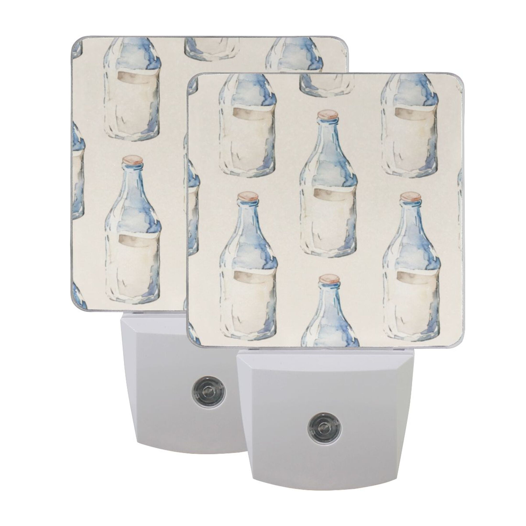 Night Light 3x4.5x1.4In LED Sensor Night Light Instruction Bedroom Baby ...