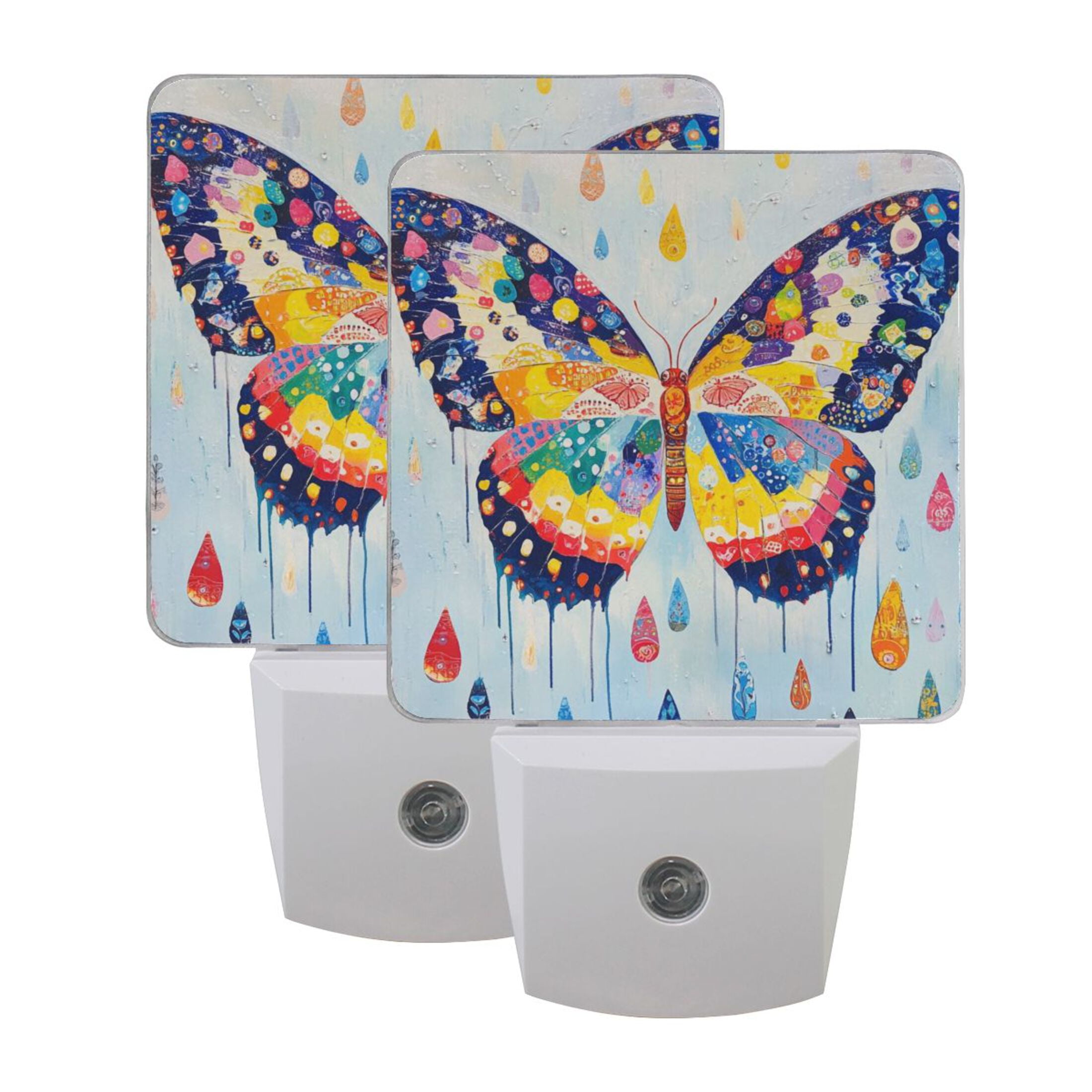 Night Light 3x4.5x1.4In LED Sensor Night Light Instruction Bedroom Baby ...