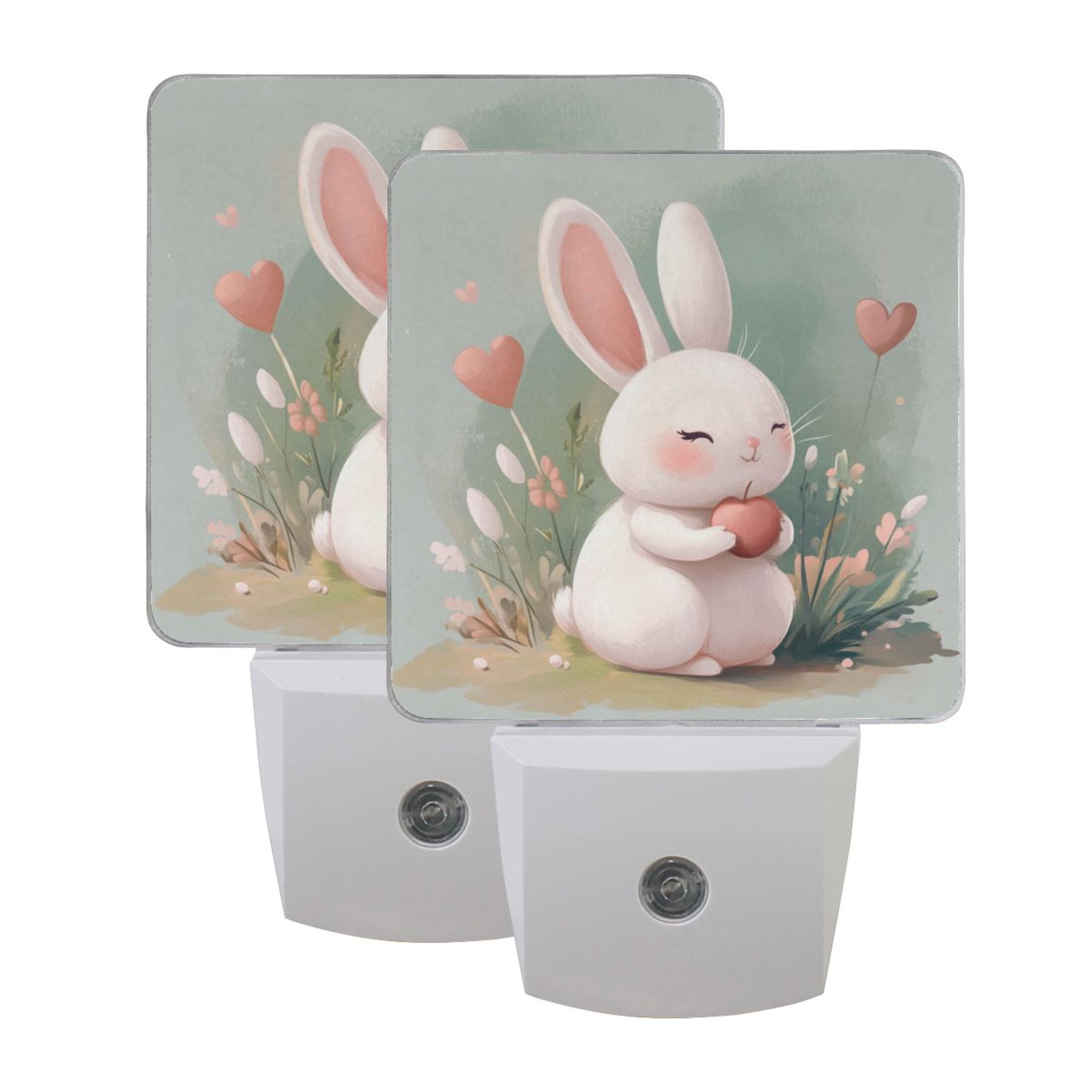 Night Light 3x4.5x1.4In LED Sensor Night Light Instruction Bedroom Baby ...