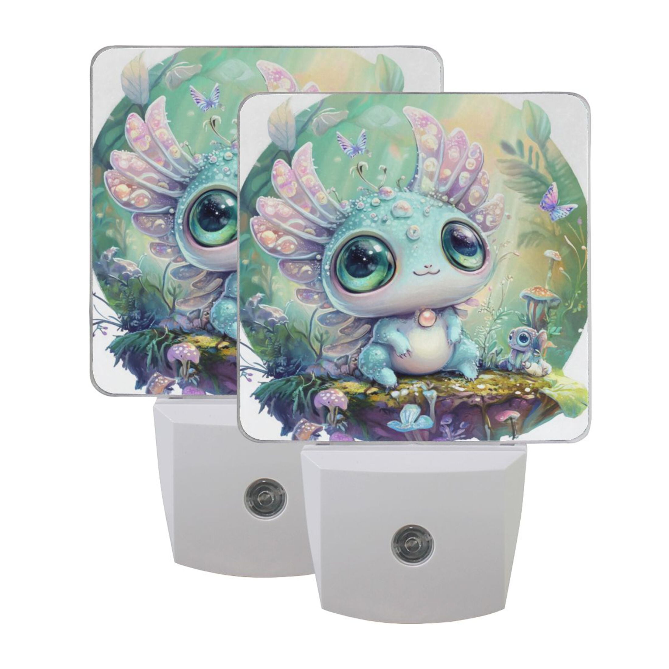 Night Light 3x4.5x1.4In LED Sensor Night Light Instruction Bedroom Baby ...
