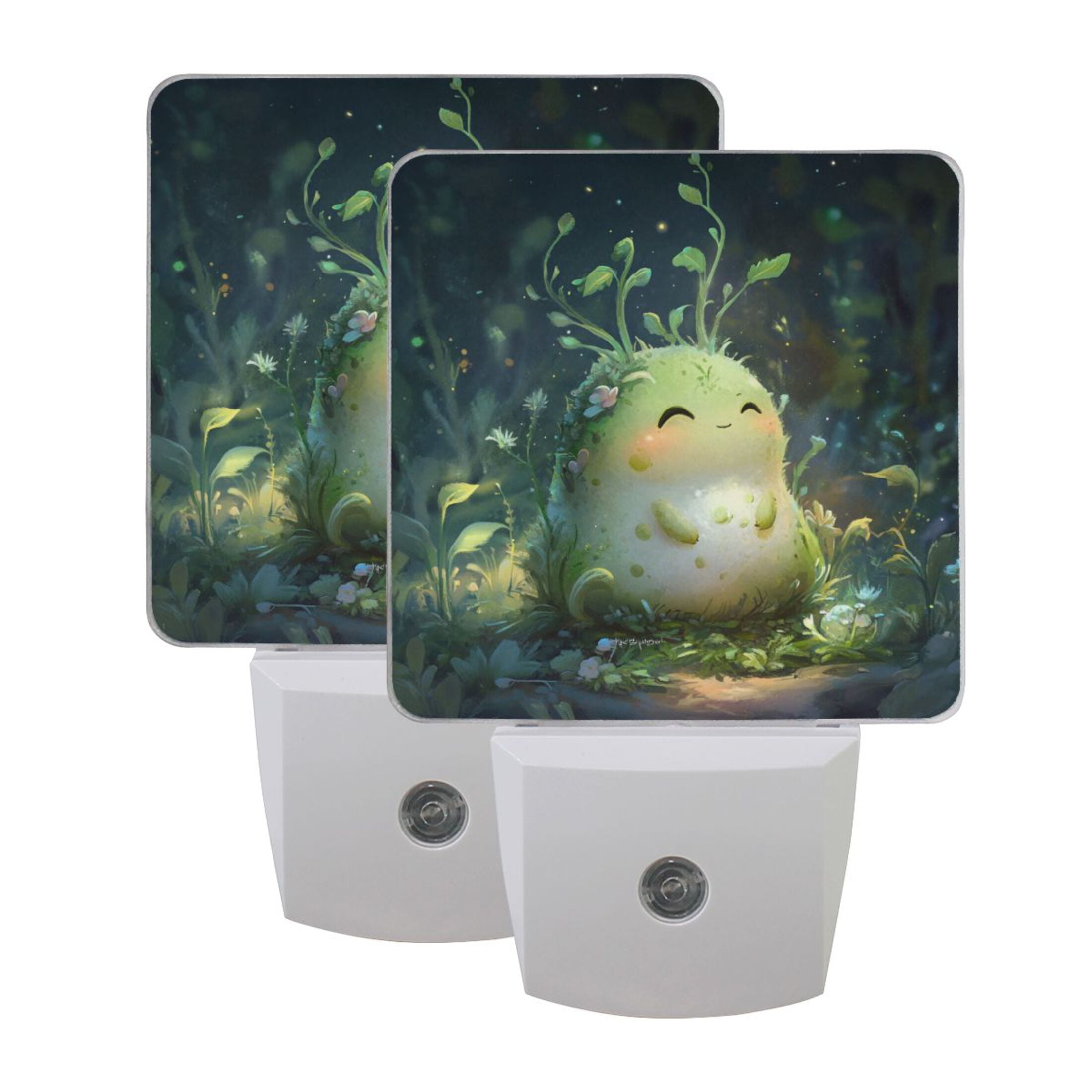 Night Light 3x4.5x1.4In LED Sensor Night Light Instruction Bedroom Baby ...