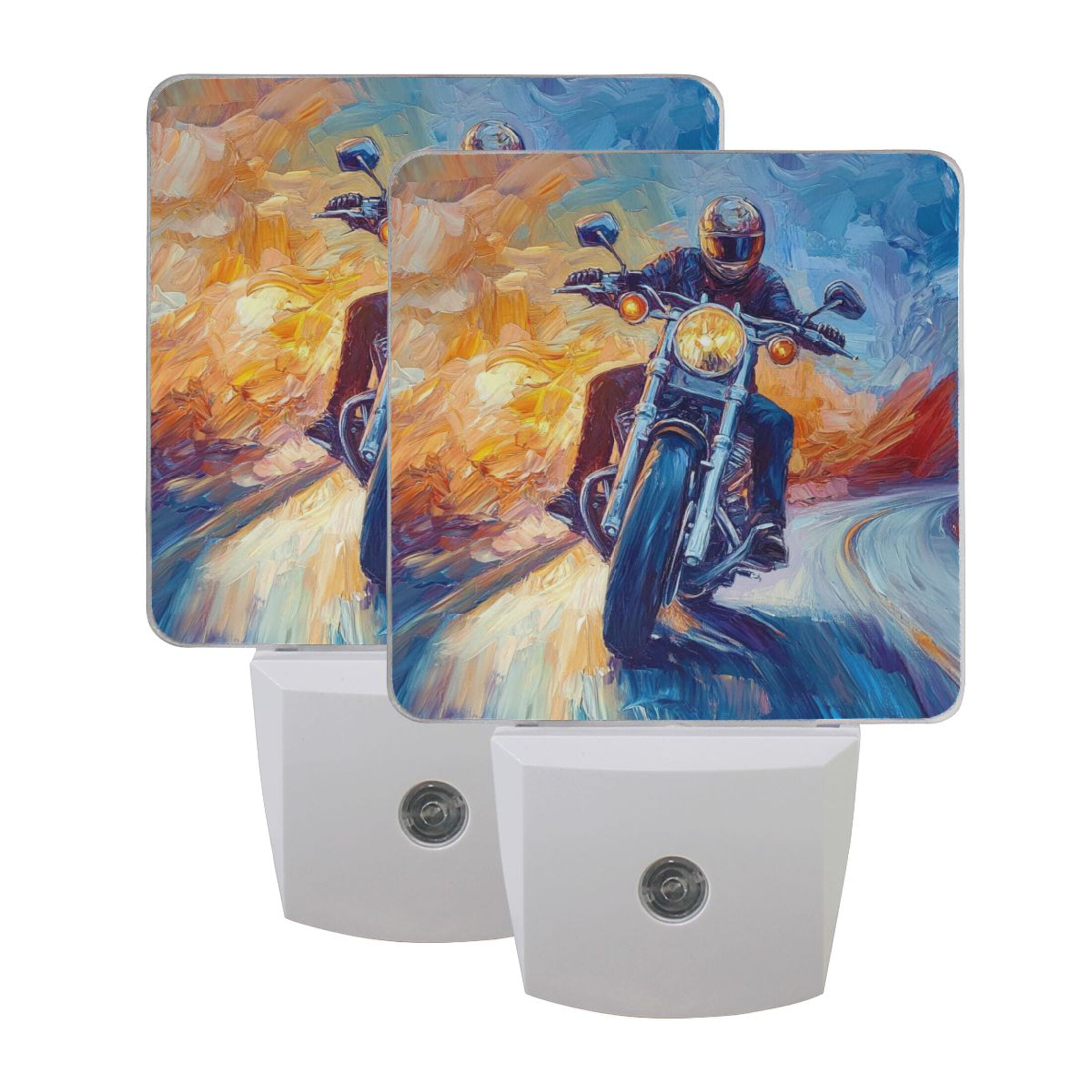 Night Light 3x4.5x1.4In LED Sensor Night Light Instruction Bedroom Baby ...