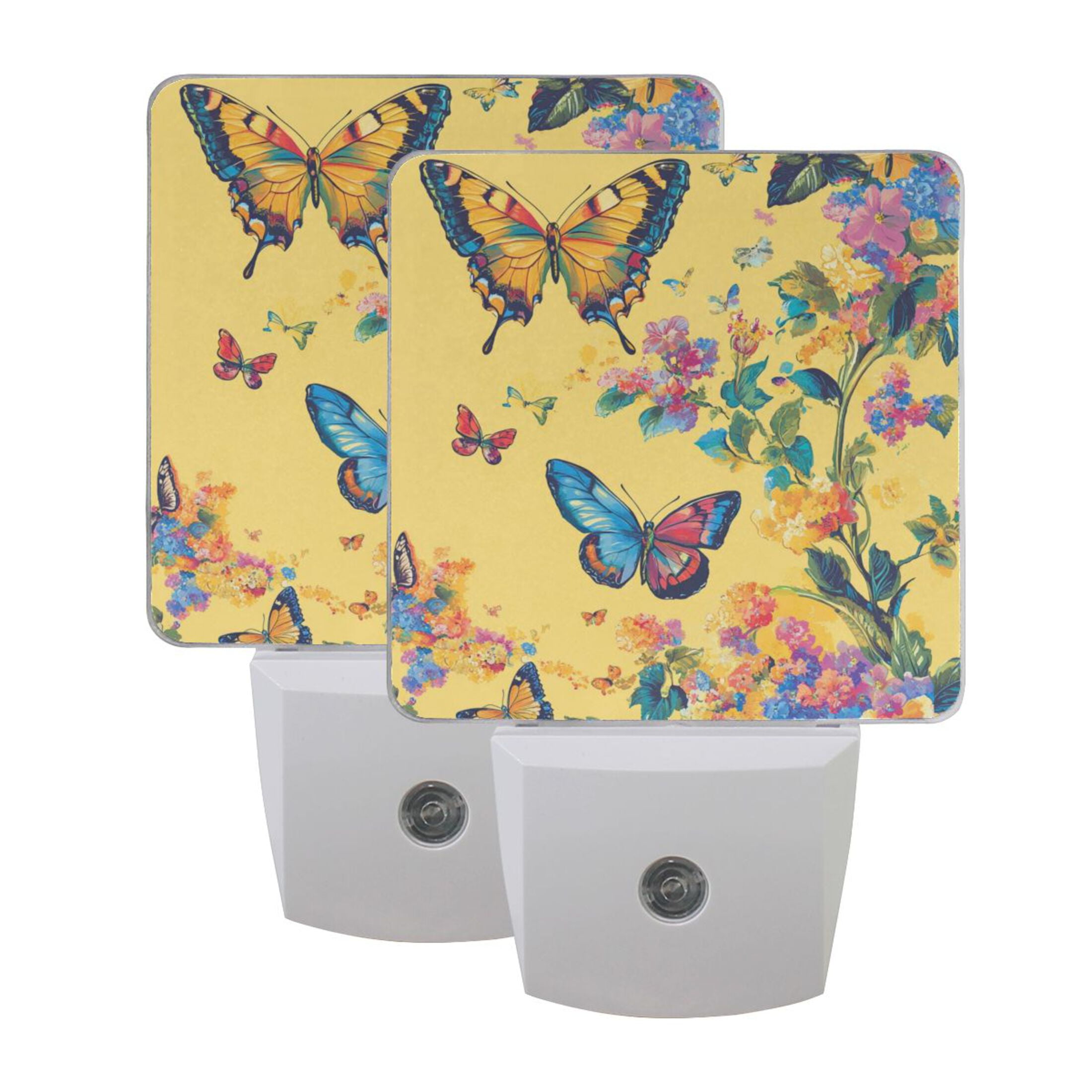 Night Light 3x4.5x1.4In LED Sensor Night Light Instruction Bedroom Baby ...