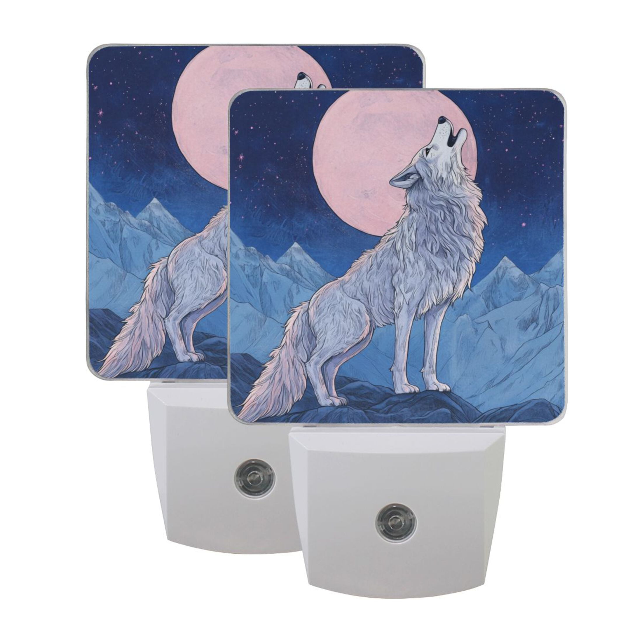 Night Light 3x4.5x1.4In LED Sensor Night Light Instruction Bedroom Baby Room Stairway Hallway ...