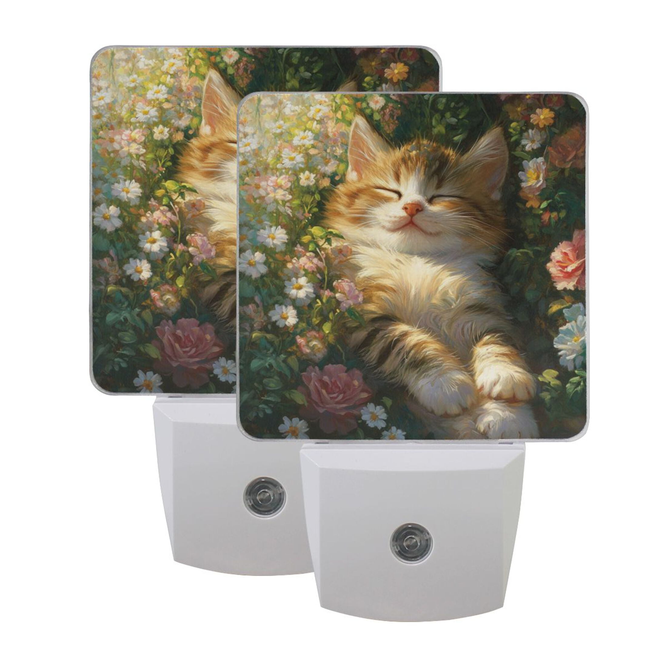 Night Light 3x4.5x1.4In LED Sensor Night Light Instruction Bedroom Baby ...