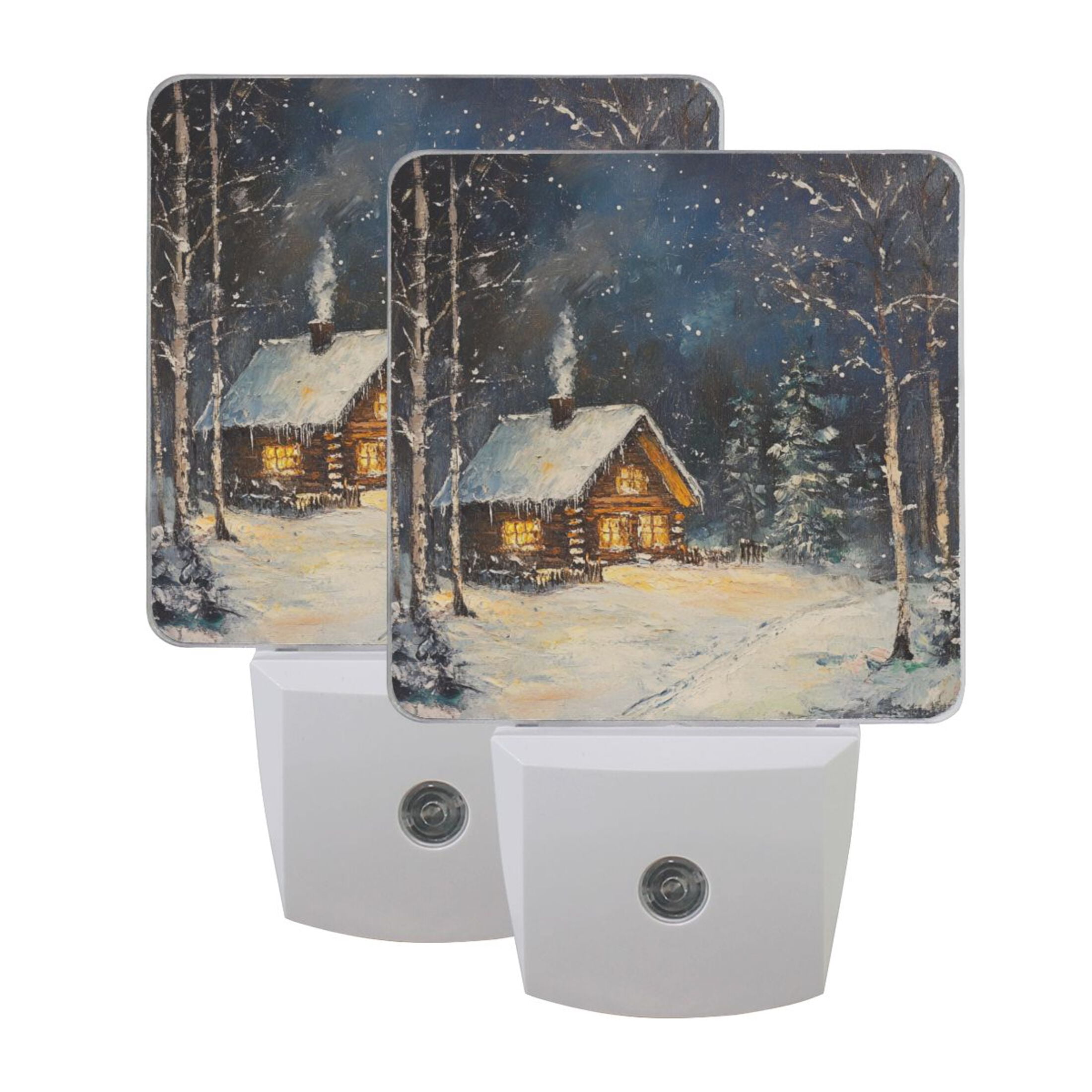 Night Light 3x4.5x1.4In LED Sensor Night Light Instruction Bedroom Baby ...