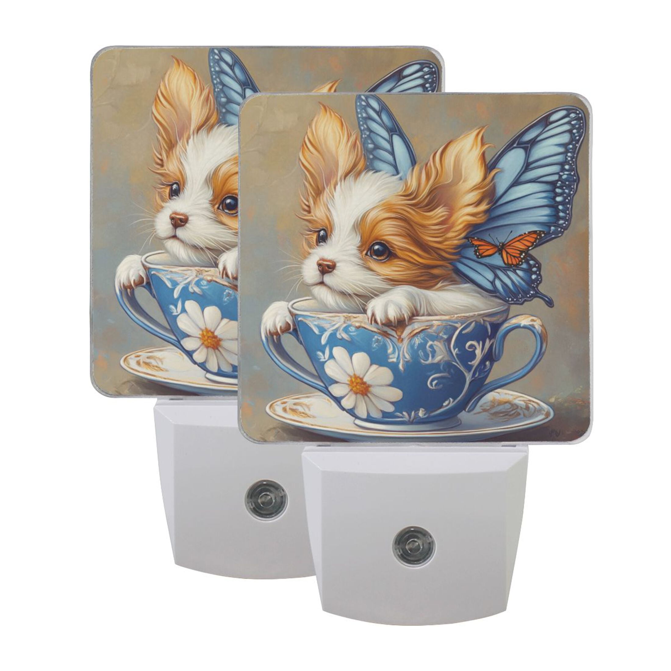 Night Light 3x4.5x1.4In LED Sensor Night Light Instruction Bedroom Baby ...