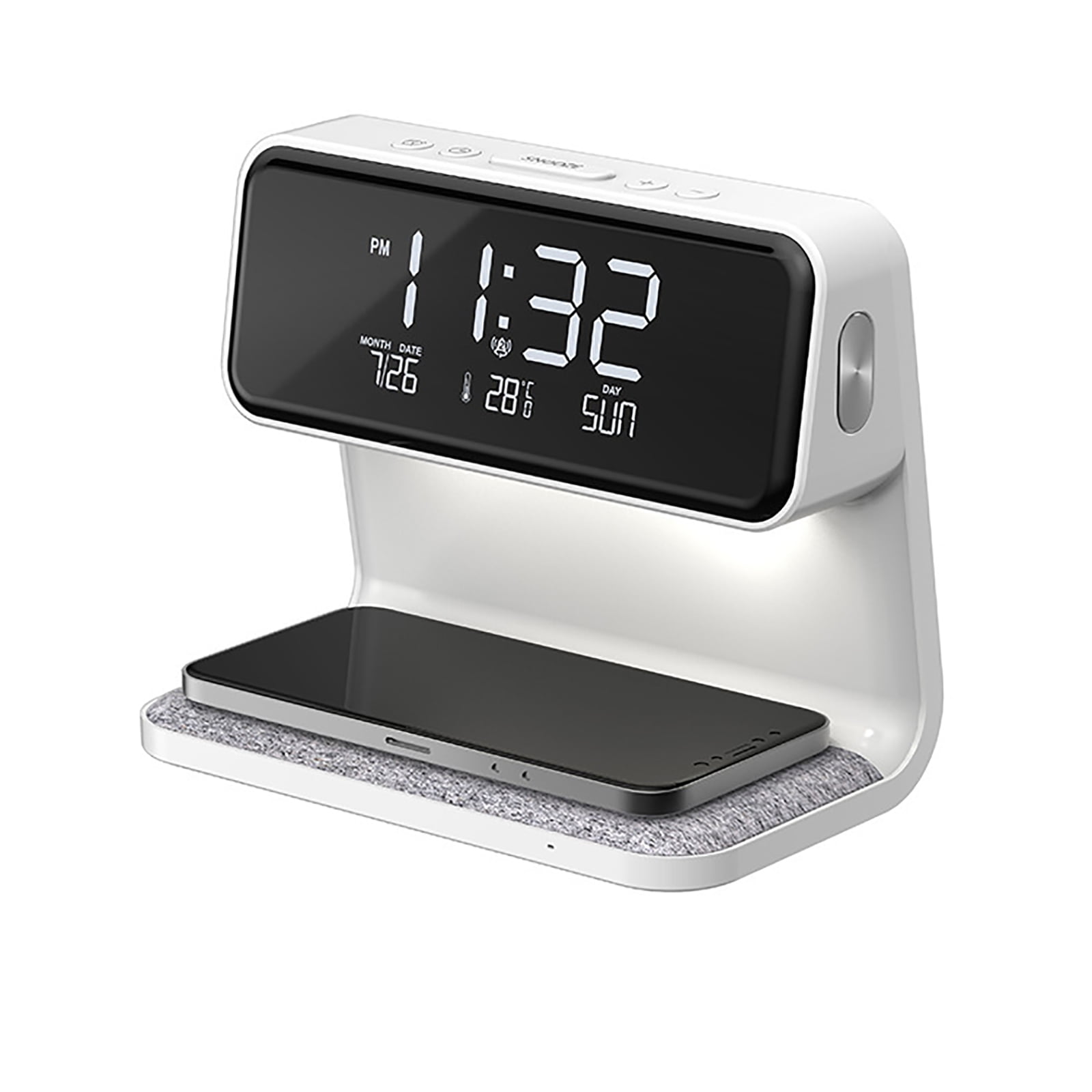 Night Light, Alarm Clock Light with touch Dimming, Alarm Clock And ...