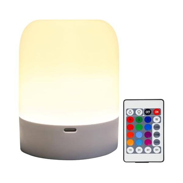 Night Light for Baby Nursery 13 Colors Bedside Touch Sensor Night Lamps ...