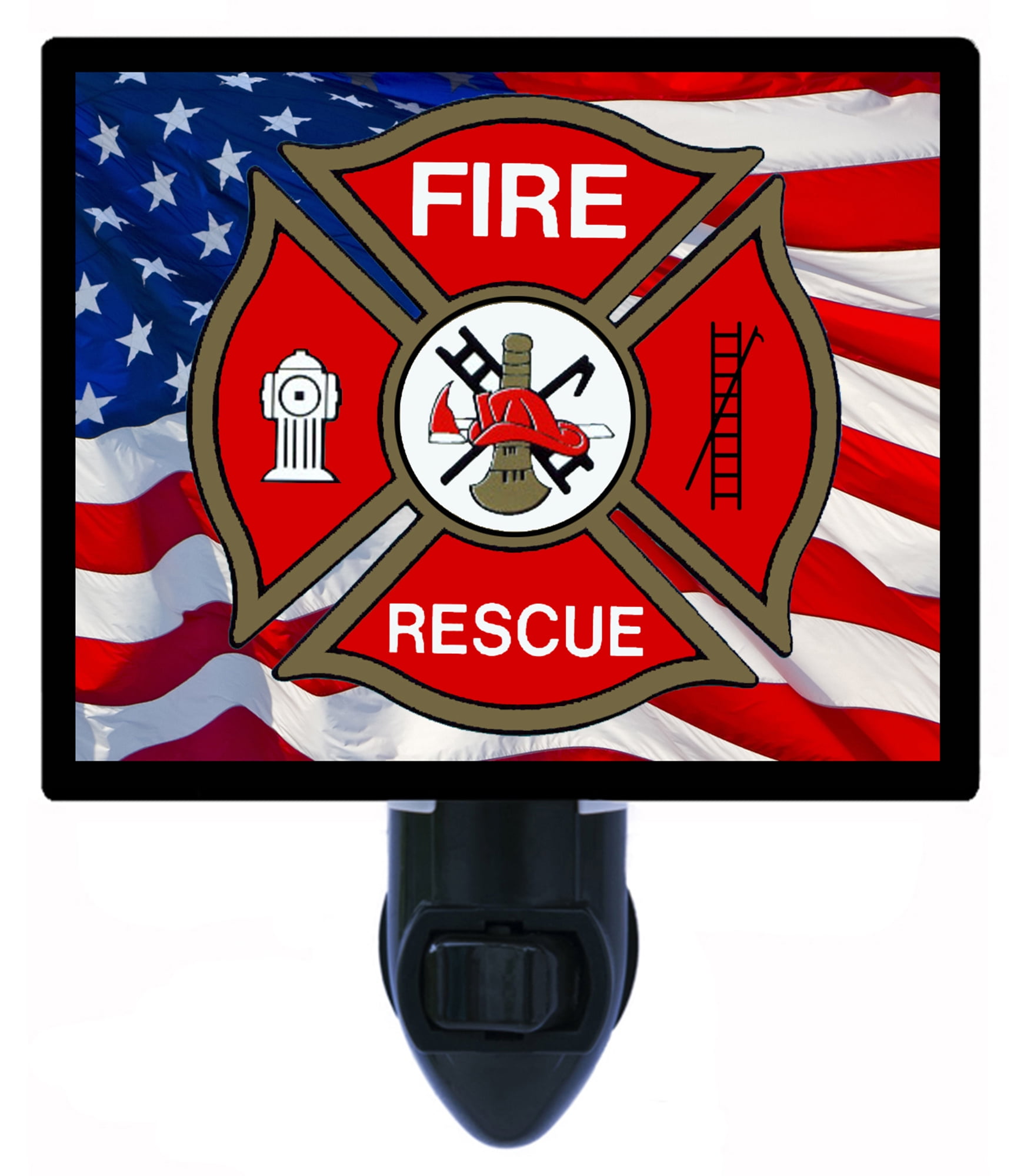 Night Light - Fire Rescue. | Firefighter Theme, Includes Free ...