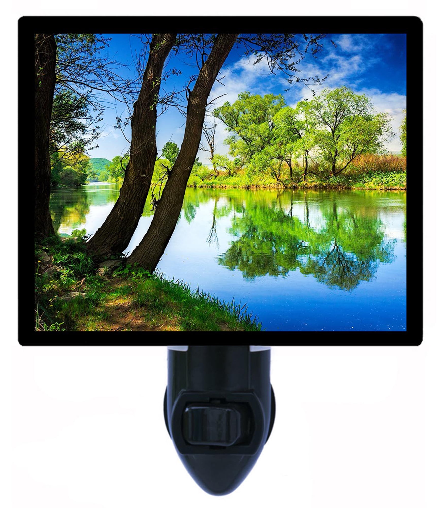 Night Light - Forest River. | Landscape Theme, Includes Free Switchable ...