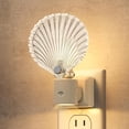 Night Light, Glass Shell Night Lights Plug into Wall, 3 Level ...