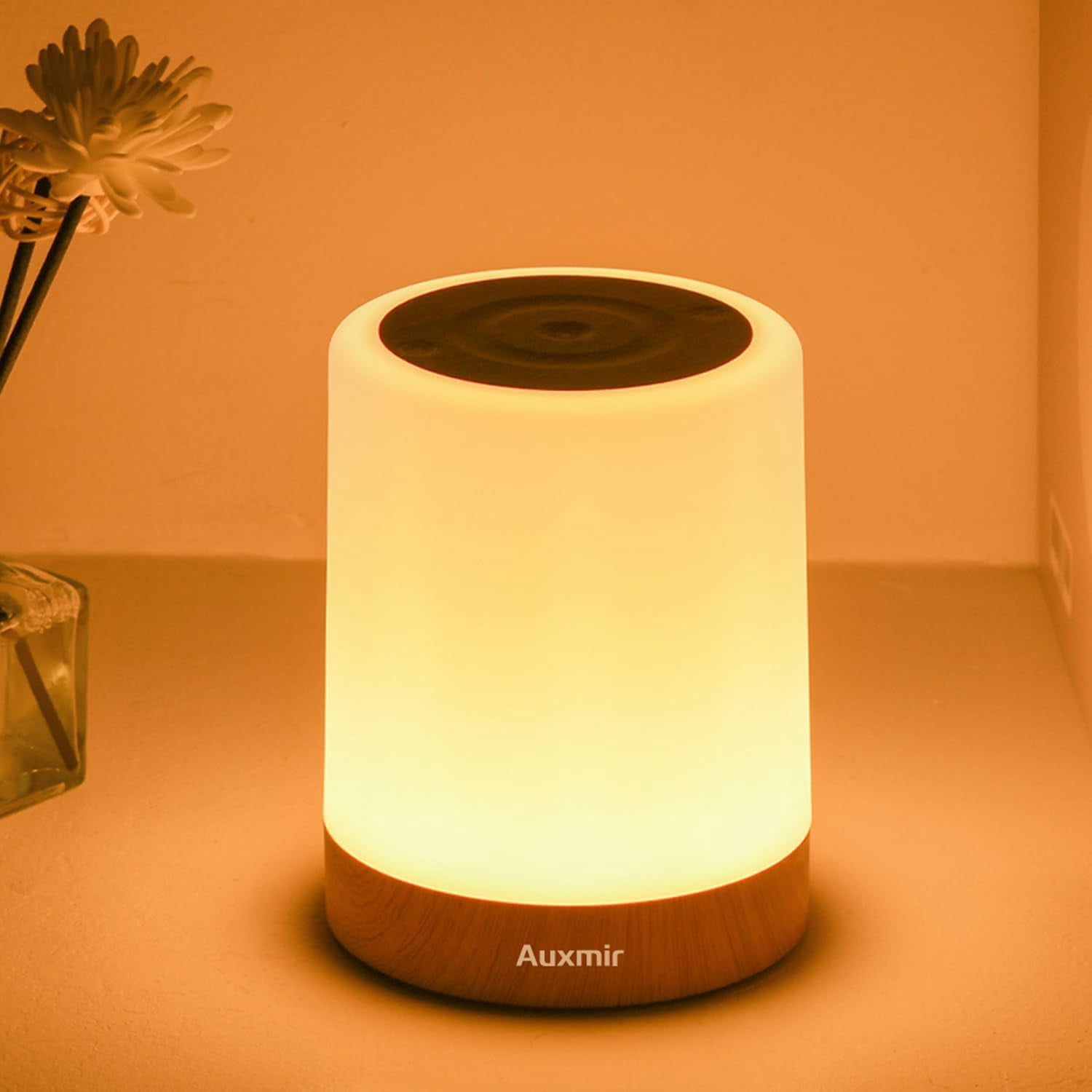 Night Light for Kids Baby, Dimmable Touch Lamp for Nursery, 11 RGB ...