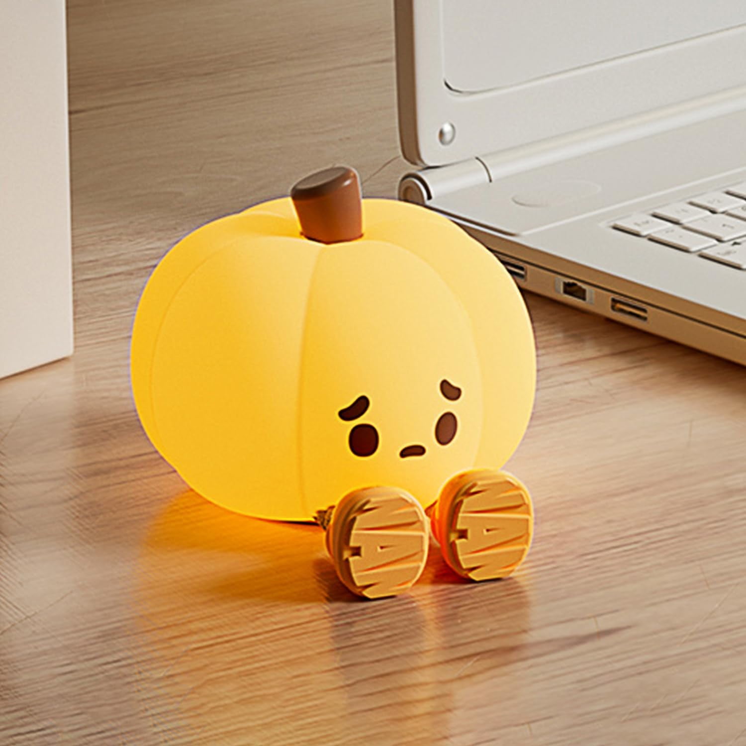 Night Light for Kids Light up Cute Lamp Pumpkin Touch Sensor Lamp ...