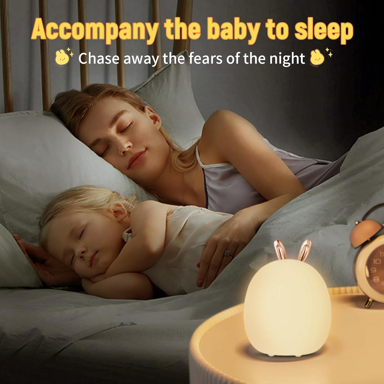 Night Light for Kids, Cute Night Lamp, Baby Night Light with 6 Colors ...