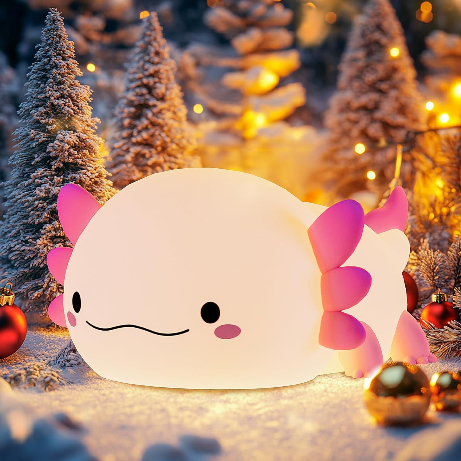Night Light, LED Cute Silicone Nursery Nightlight for Kids ...