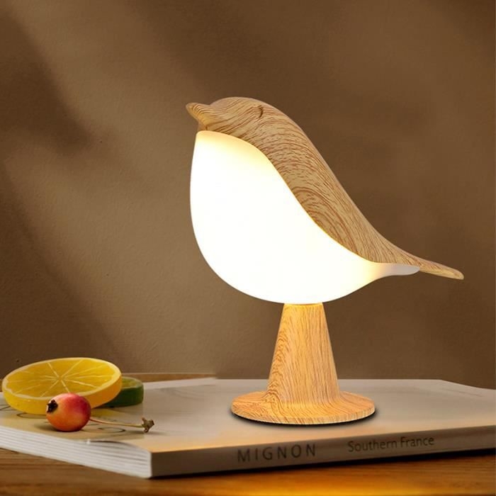 Night Light, LED Decorative Bedside Lamp, Bird Night Lamp, Rechargeable ...