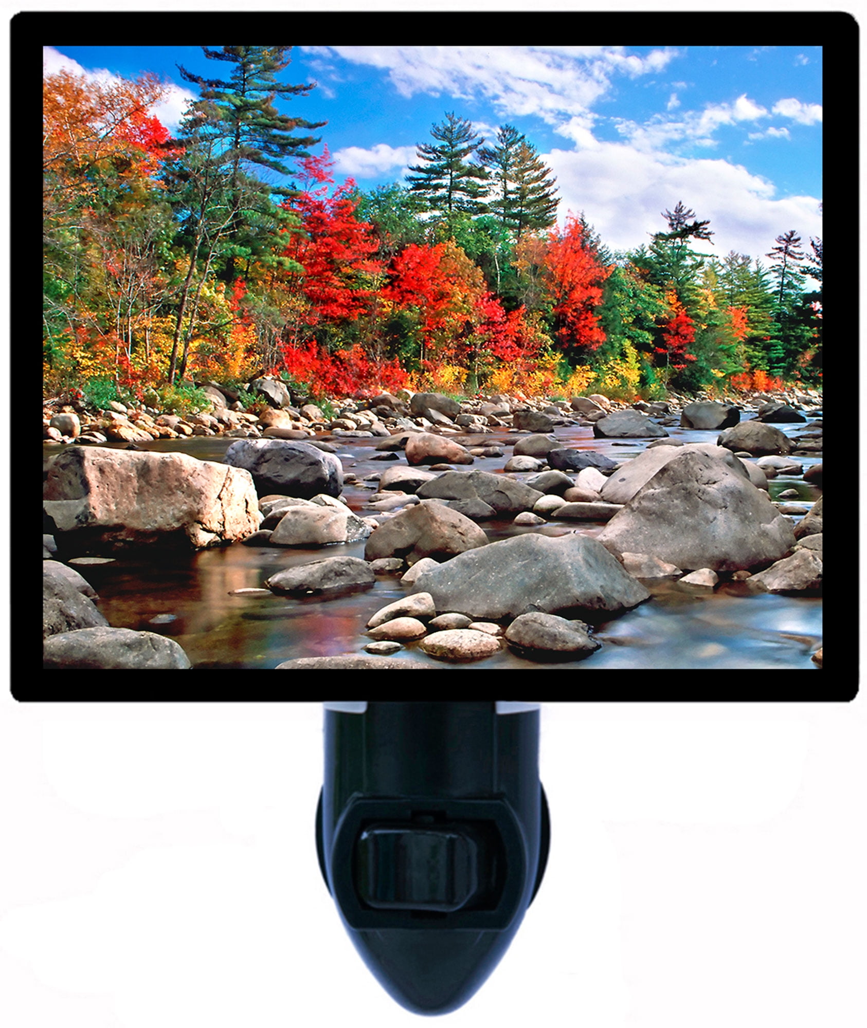 Night Light - New England Fall Foliage. | Landscape Theme, Includes ...